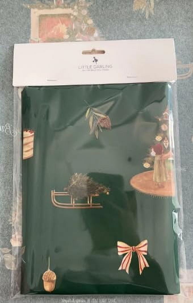 Little Darling Premium Green MMF7 Tissue Paper With Christmas Tree Sled ...