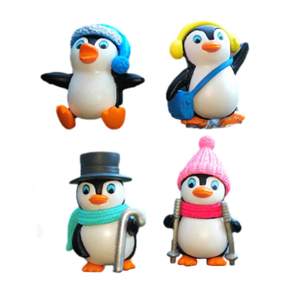 Little Dashboard Penguin | Penguin Ornaments Animal Statue Decor Mini ...