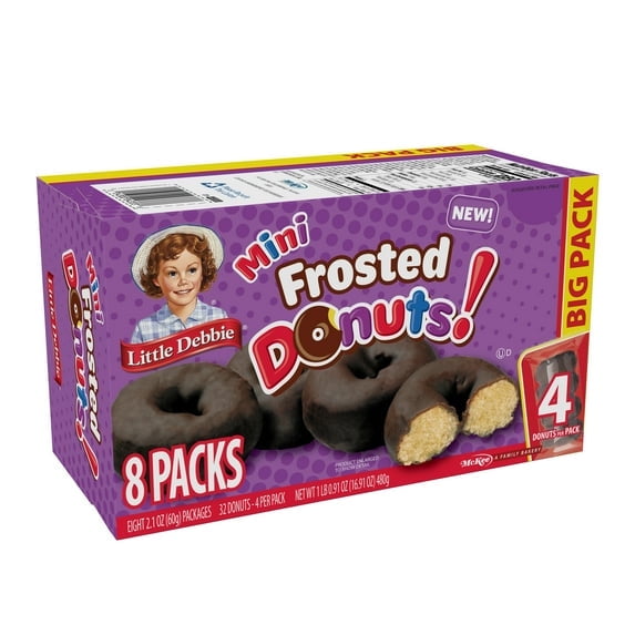 Little Debbie Big Pack Frosted Mini Donuts ( 2 Pack ) - Walmart.com