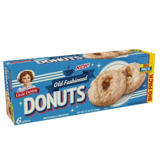 Delicious Donut Packs Featuring Frosted Glazed and Powdered Varieties