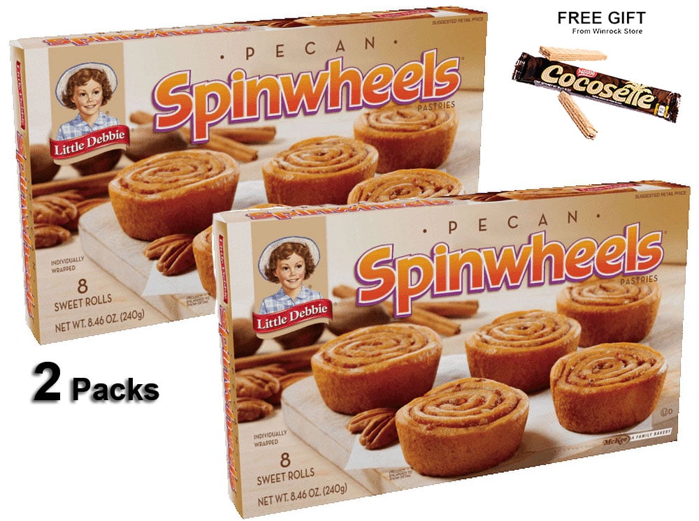 Little Debbie Big Pack Pecan Spinwheels, 8 ct, 8.46 oz (2 Packs) Free ...