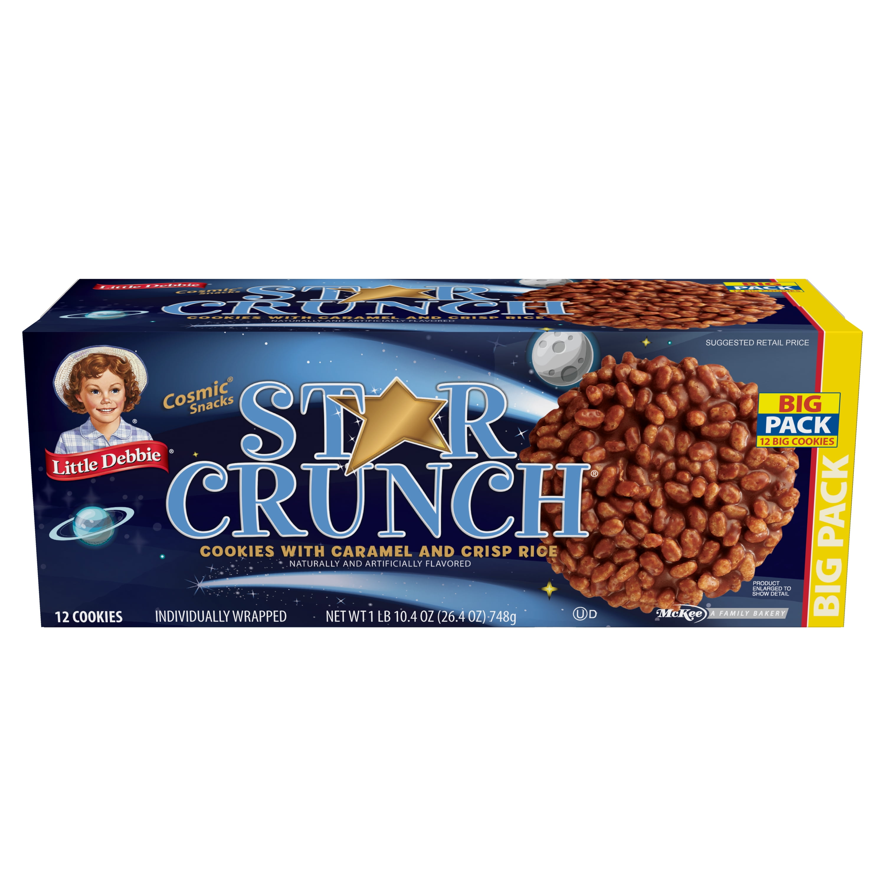 Little Debbie Big Pack Star Crunch Cosmic Snacks - Walmart Business ...