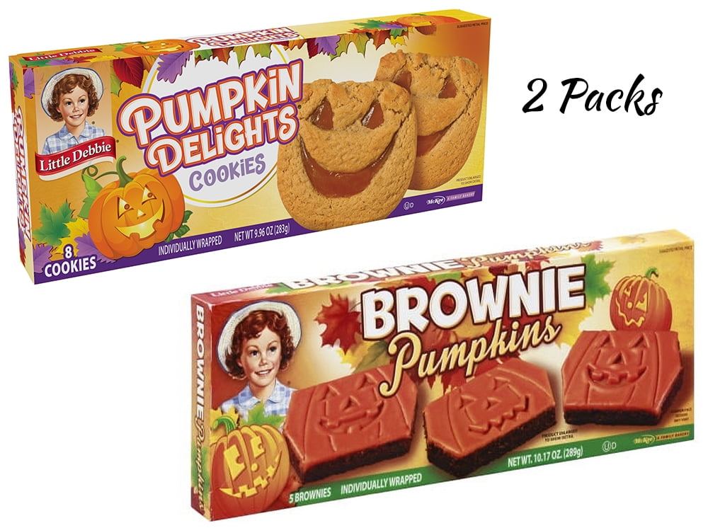 Little Debbie Brownie Pumpkins 10.17 and Little Debbie Snack Cakes, Little Debbie Family Pack ...