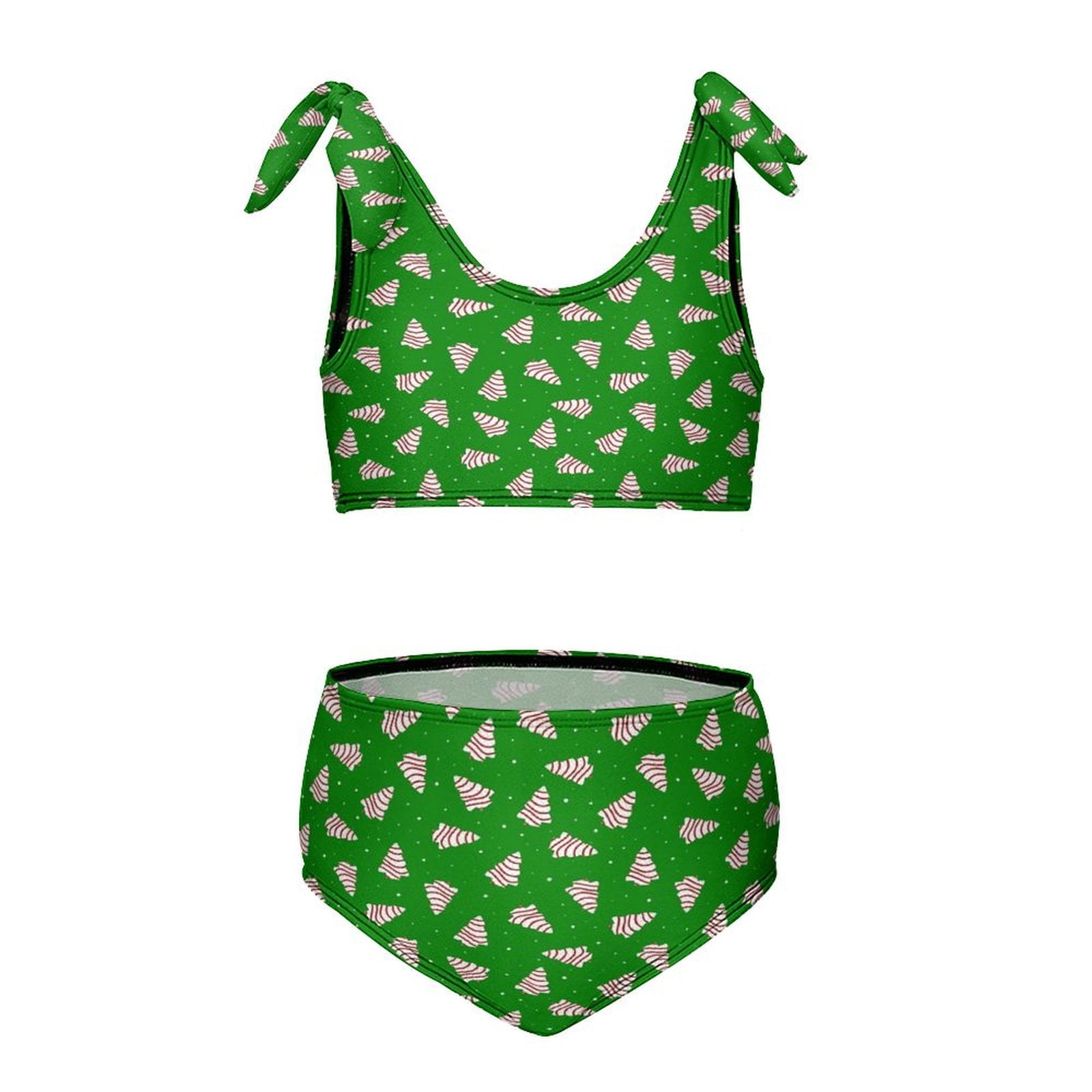 Little Debbie Cake Christmas Tree Snack Cake Girl's 2 Piece Bikini Set ...