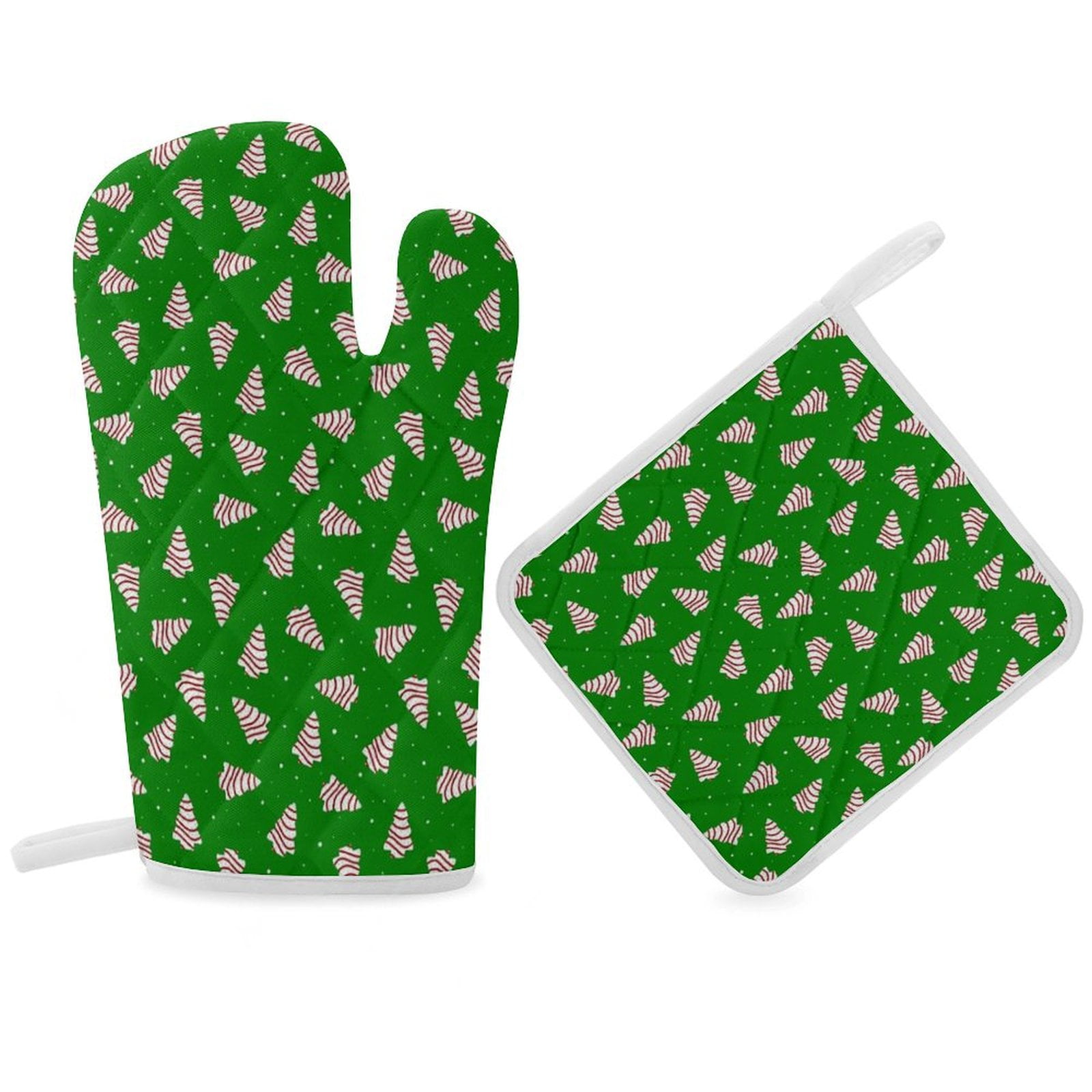 Little Debbie Cake Christmas Tree Snack Cake Oven Gloves And Pots Stand ...