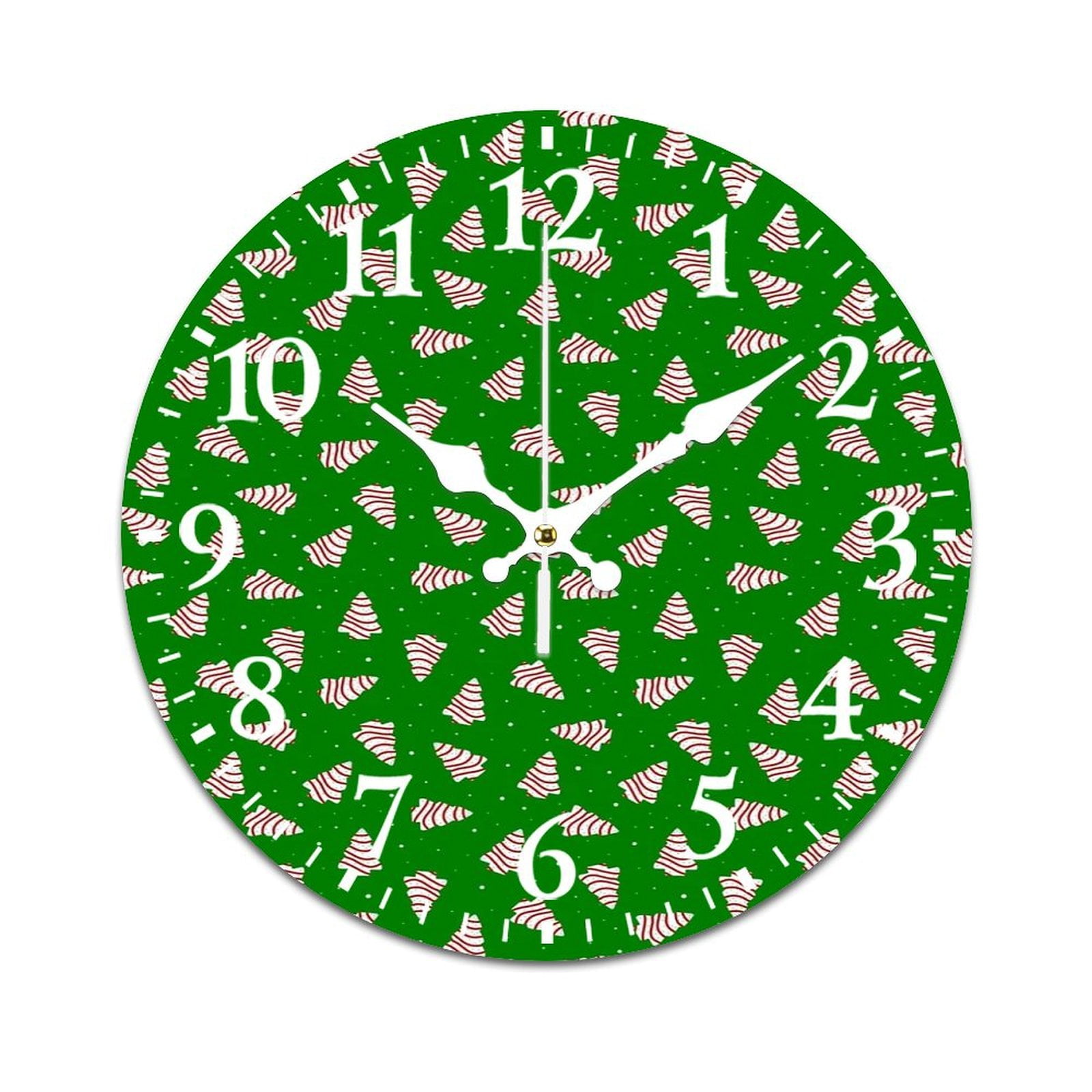 Little Debbie Cake Christmas Tree Snack Cake Wall Clock Modern Design ...