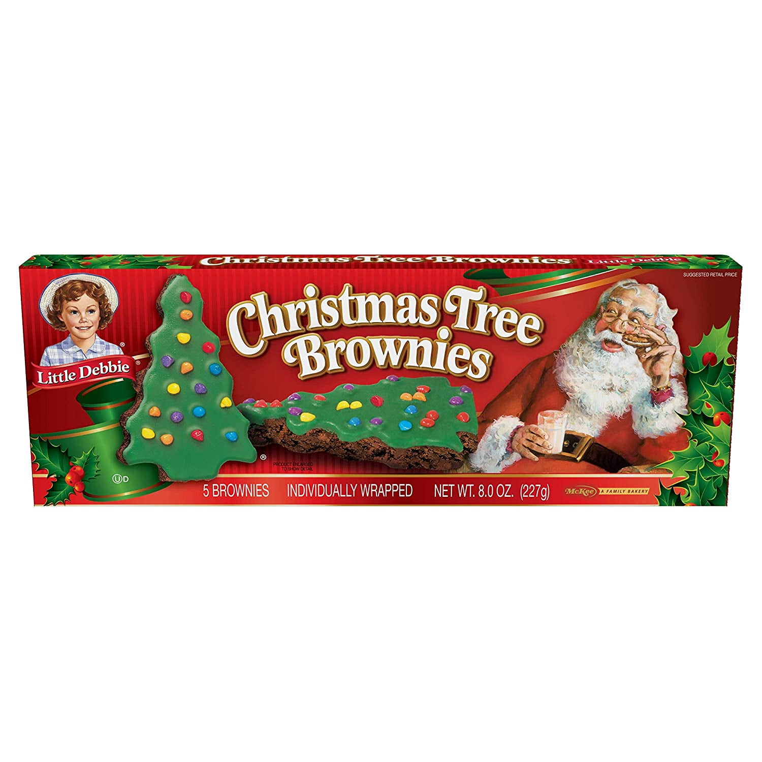 Little Debbie Holiday Snacks: Christmas Tree Brownies, Bakery Style (2 ...