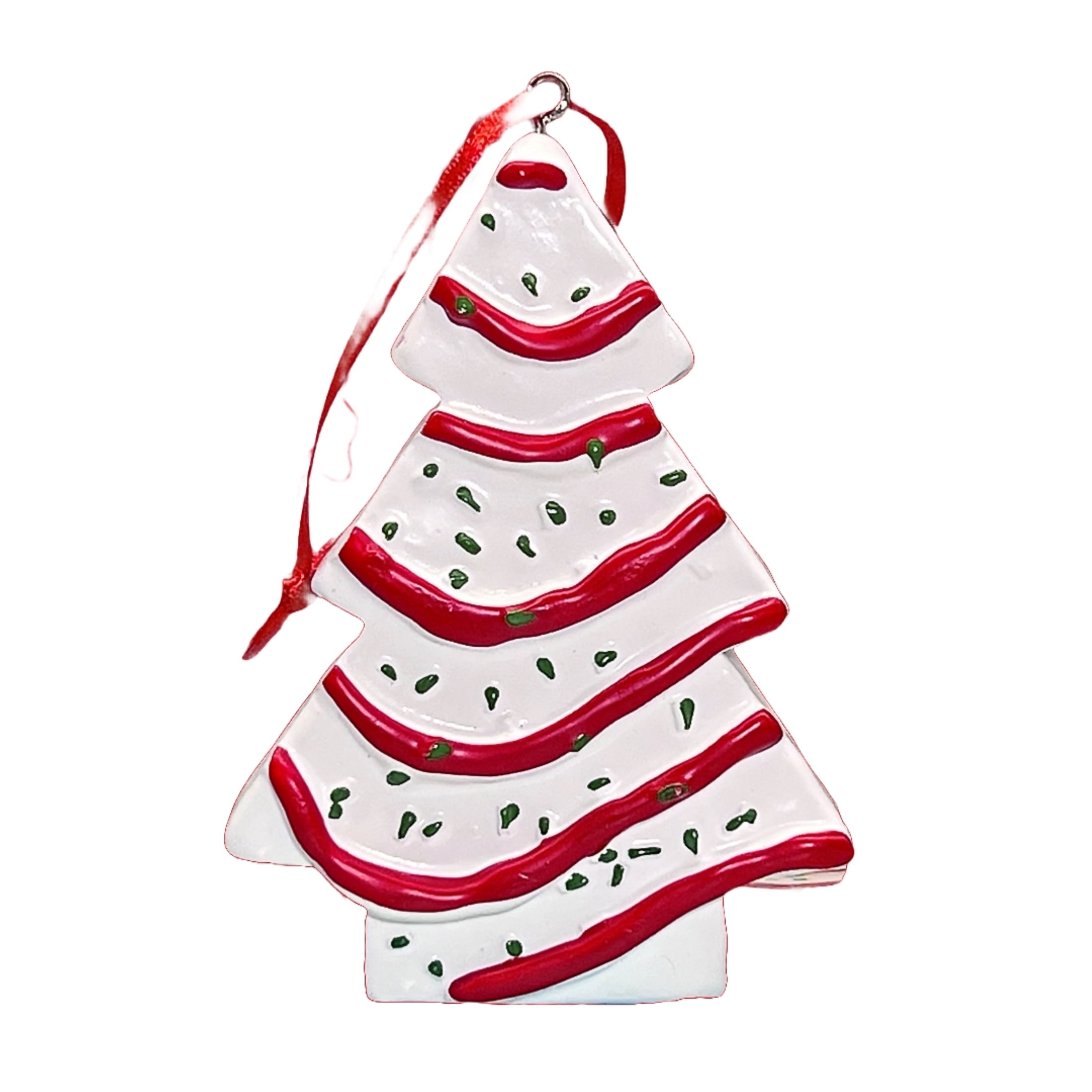 Little Debbie Christmas Tree Cake Ornament, Multicolor, Plastic, 1 ...