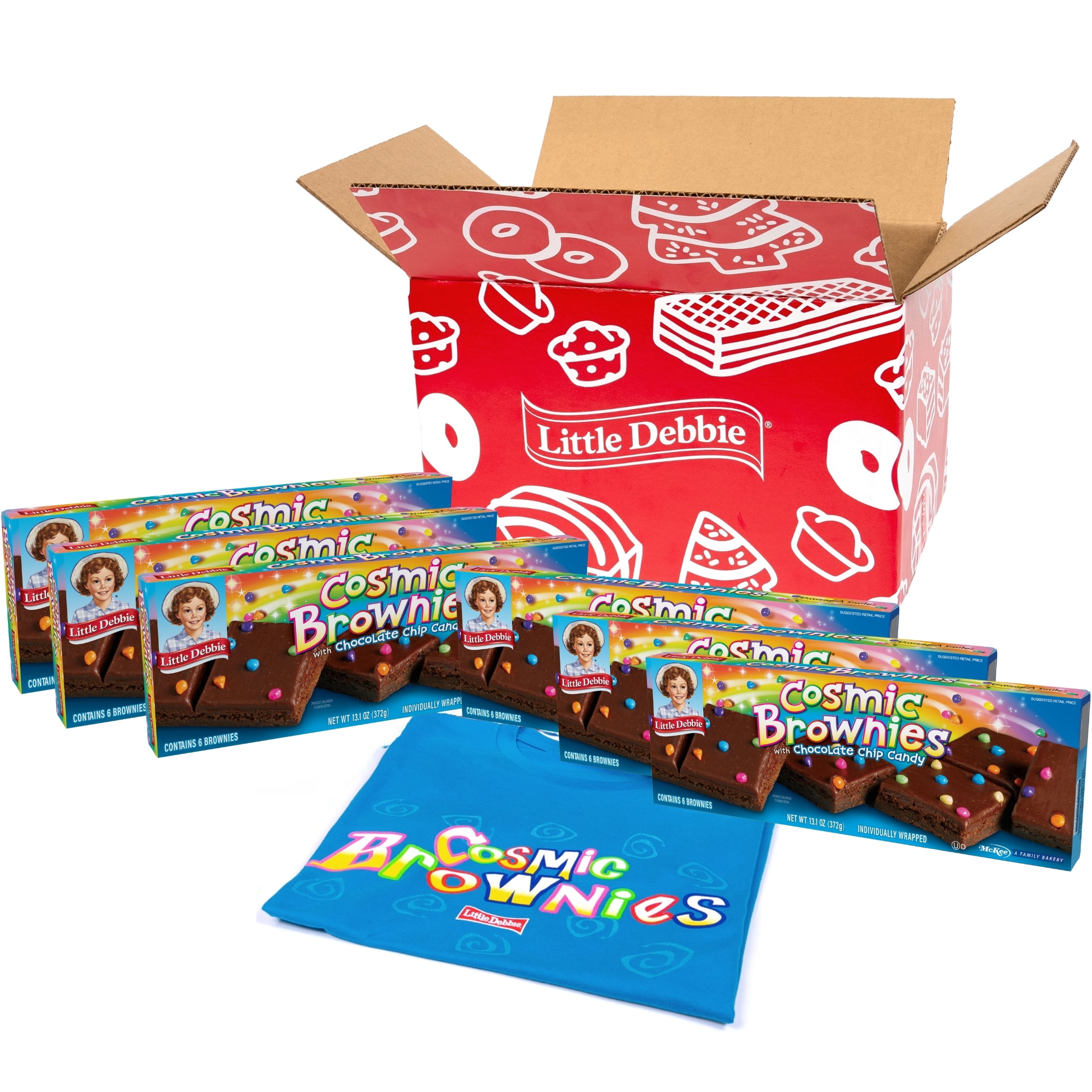 Little Debbie Cosmic® Brownie Bundle, 6 Boxes of Cosmic® Brownies and 1 ...