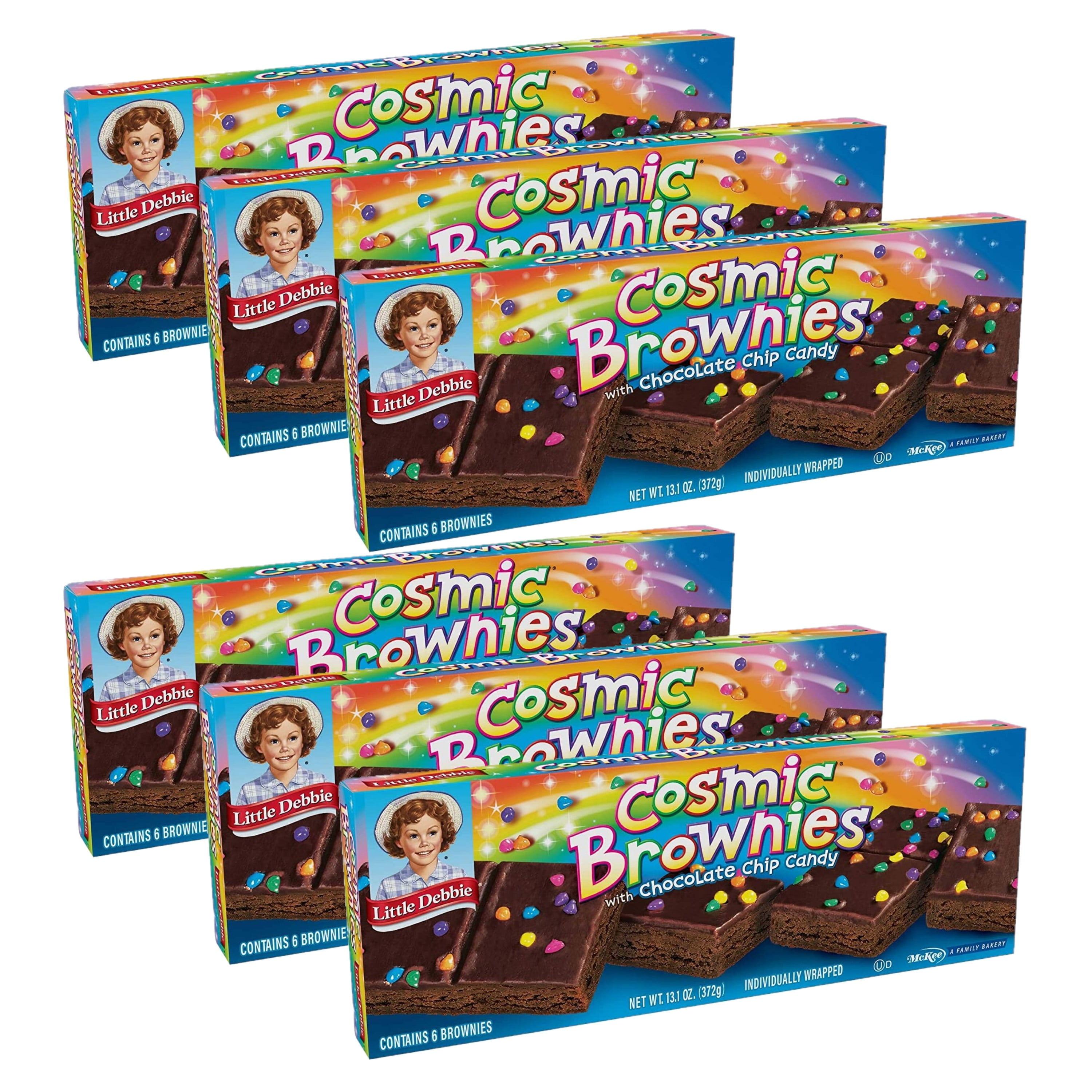 Little Debbie, Cosmic Brownies, 6 Boxes, Chewy Chocolate Treat ...