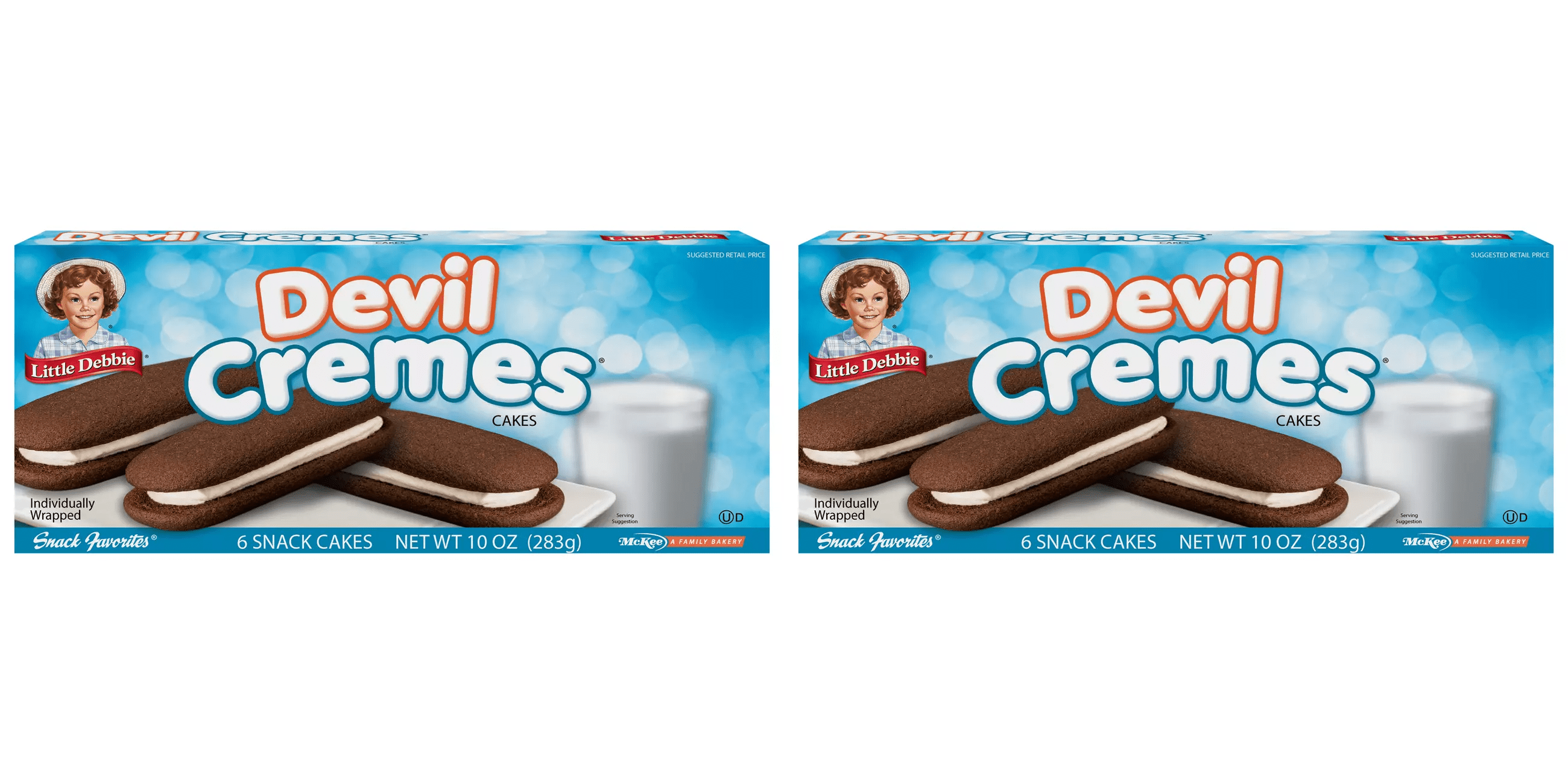 Little Debbie Devil Cremes Cakes, 6 ct pack of 2 - Walmart.com