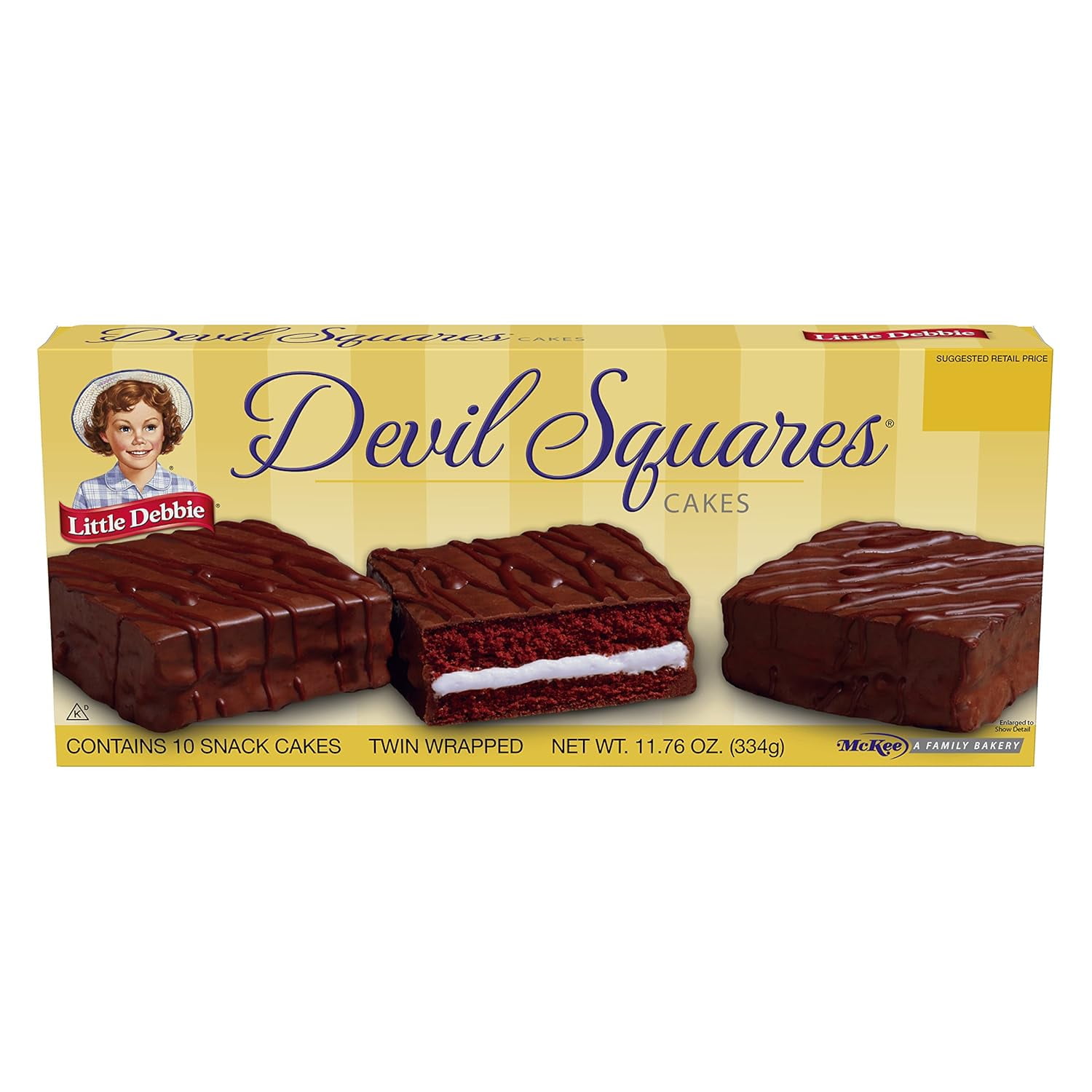 Little Debbie Devil Squares Cakes 11 Oz (8 Boxes) - Walmart.com