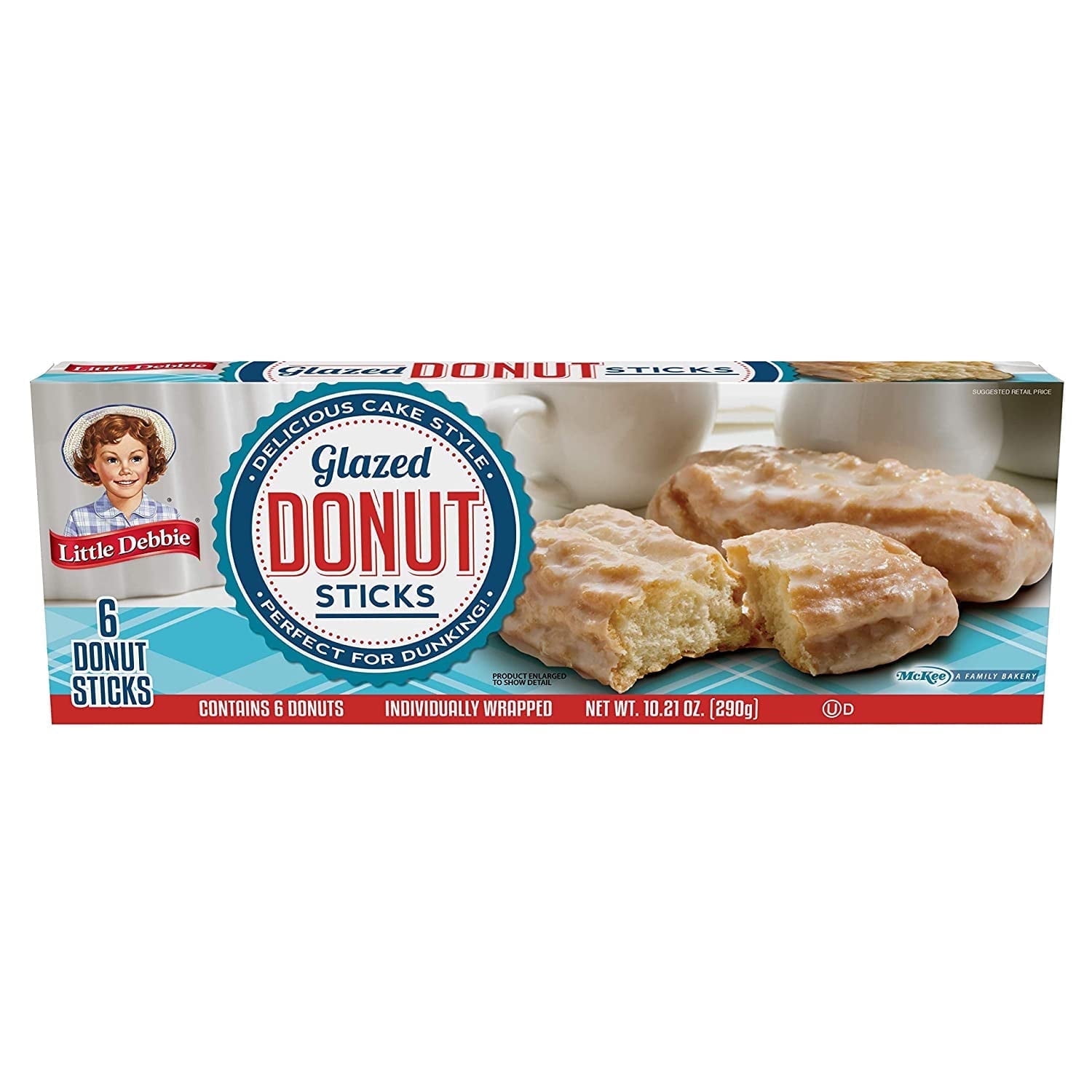Little Debbie Donut Sticks 6 Individually Wrapped Snack Cakes, 10 Oz ...
