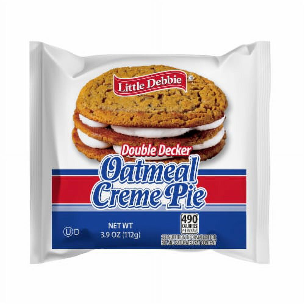 Little Debbie Double Decker Oatmeal Creme Pie 3.9 oz. - Walmart.com