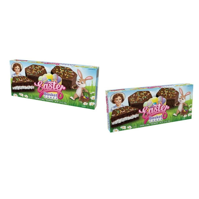 Little Debbie Easter Basket Chocolate Cakes - set of 2 boxes - 10 cakes ...