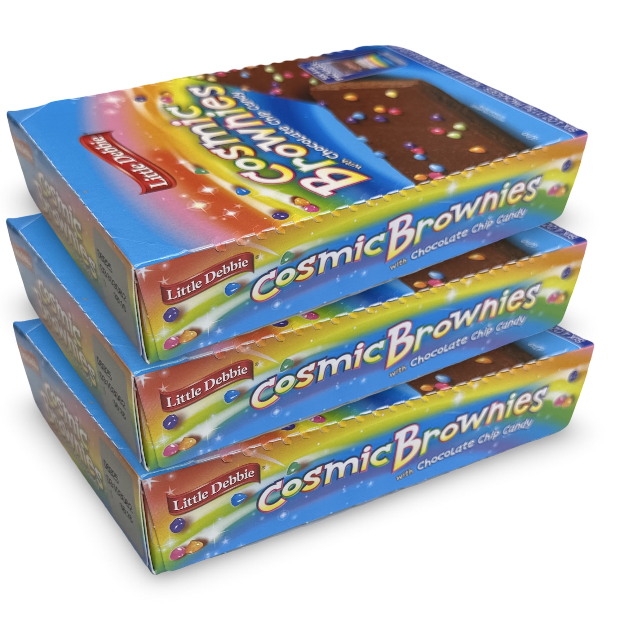 Little Debbie Extra-Large Sized Cosmic Brownies, 4 oz., 6 Count | 3 Pack (Total 18 Brownies ...