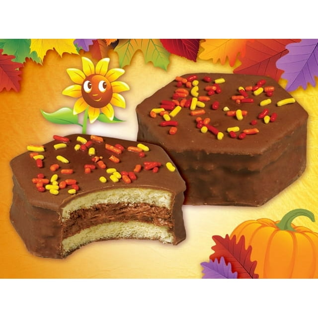 Little Debbie Fall Party Cakes (Chocolate) 10 pk./12.75 oz. - Walmart.com