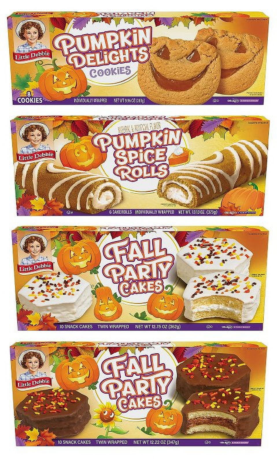 Little Debbie Autumn Bakery Snack: Pumpkin Delights Cookies, Pumpkin ...