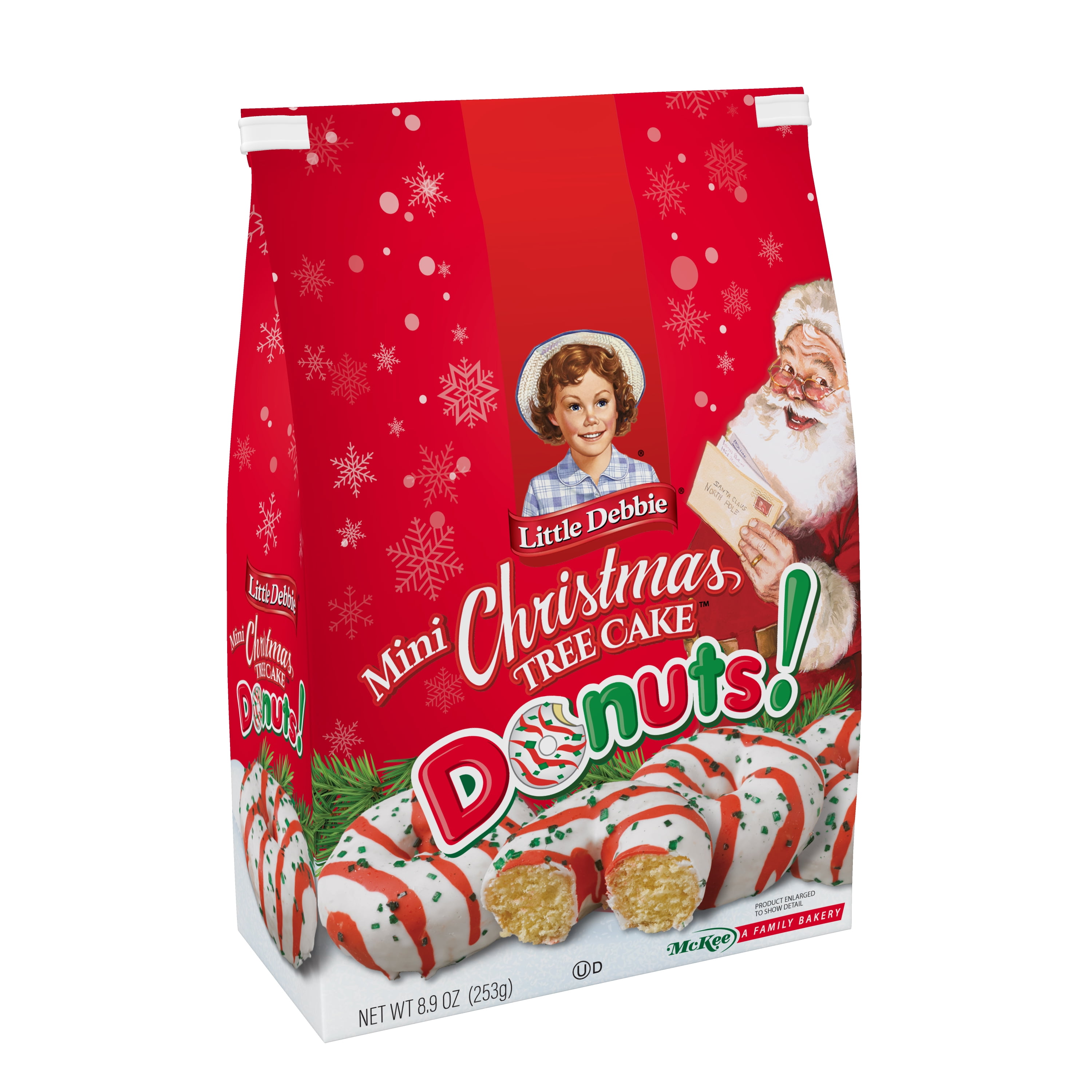Little Debbie Christmas Tree Bagged Mini Donuts, 8.9 oz - Walmart.com
