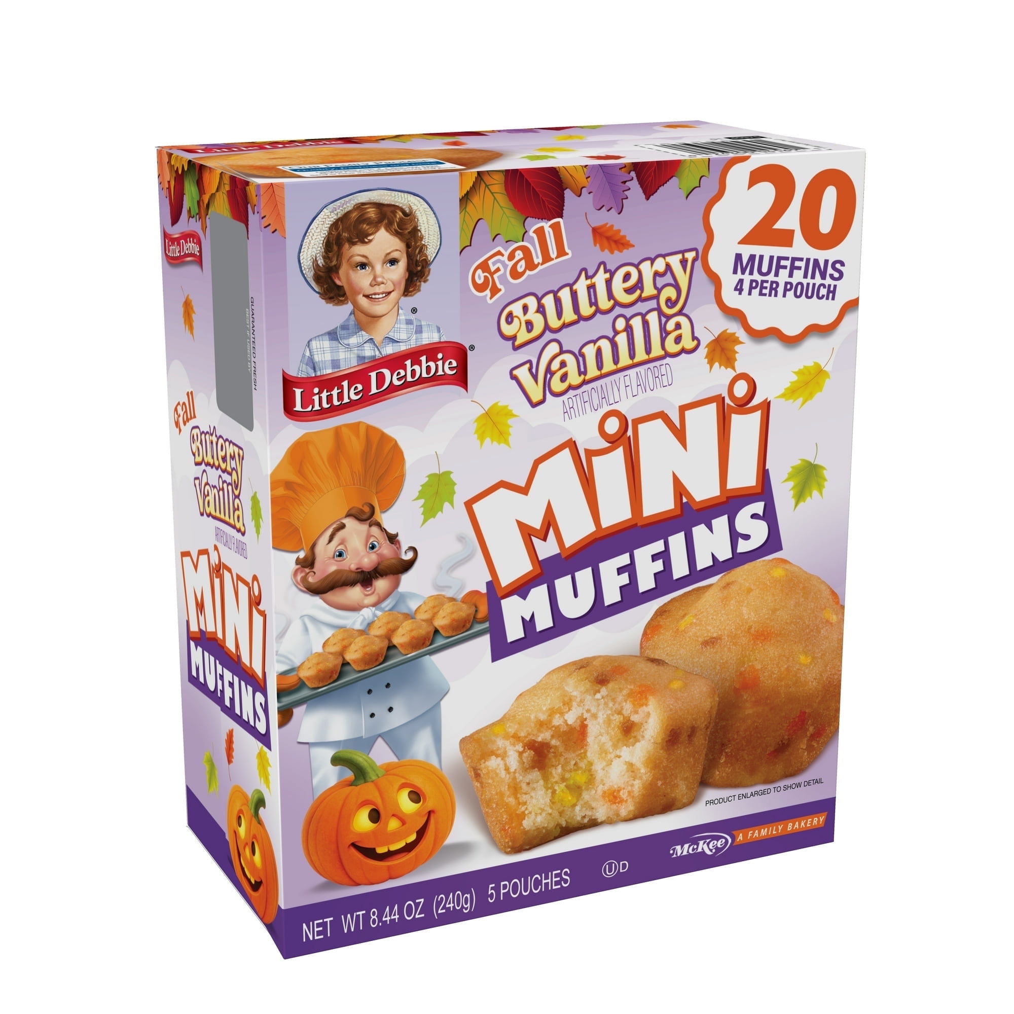 Little Debbie Family Pack Fall Mini Muffins (Buttery Vanilla) - Walmart ...