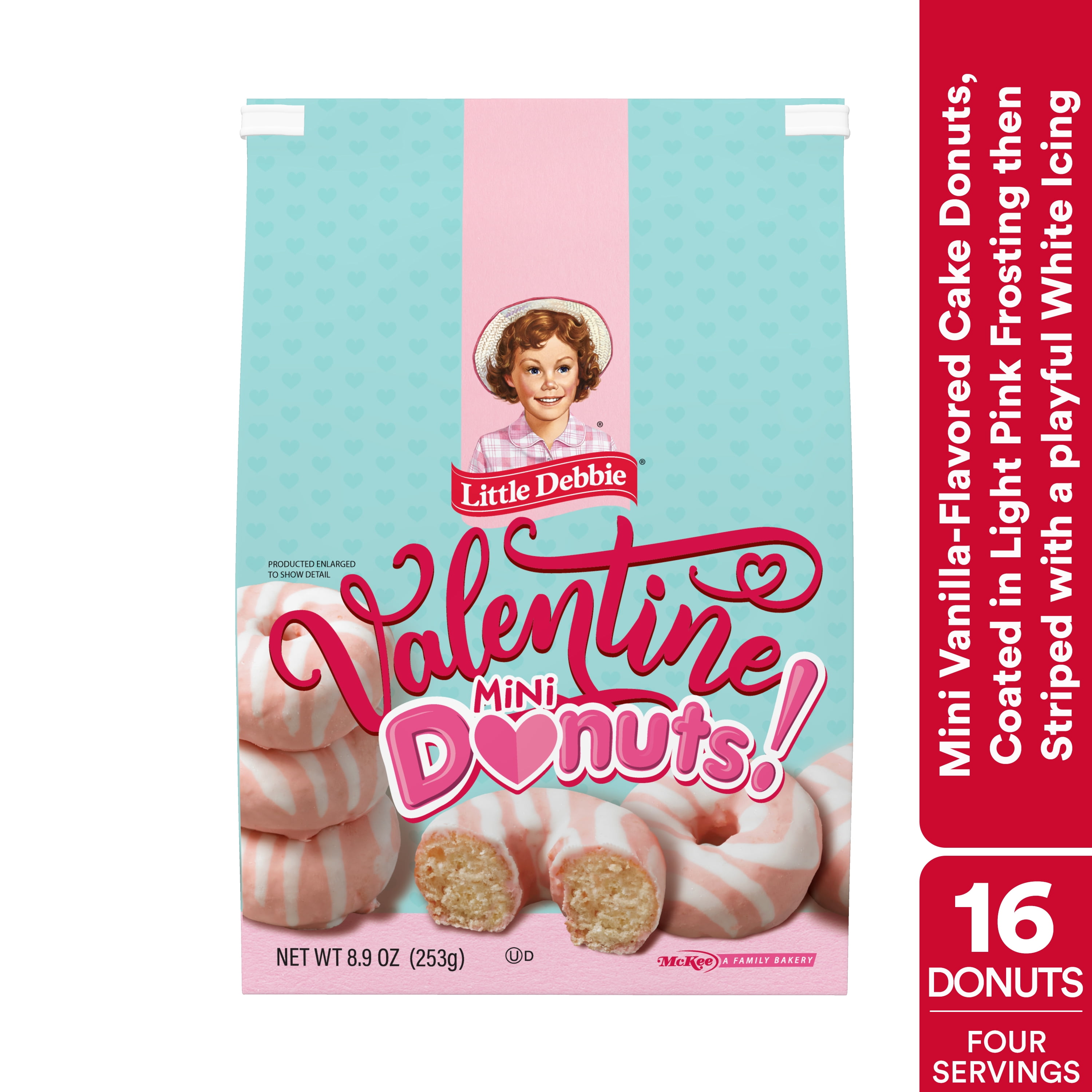 Little Debbie Family Pack Valentine Mini Donuts (Bagged) - Walmart.com