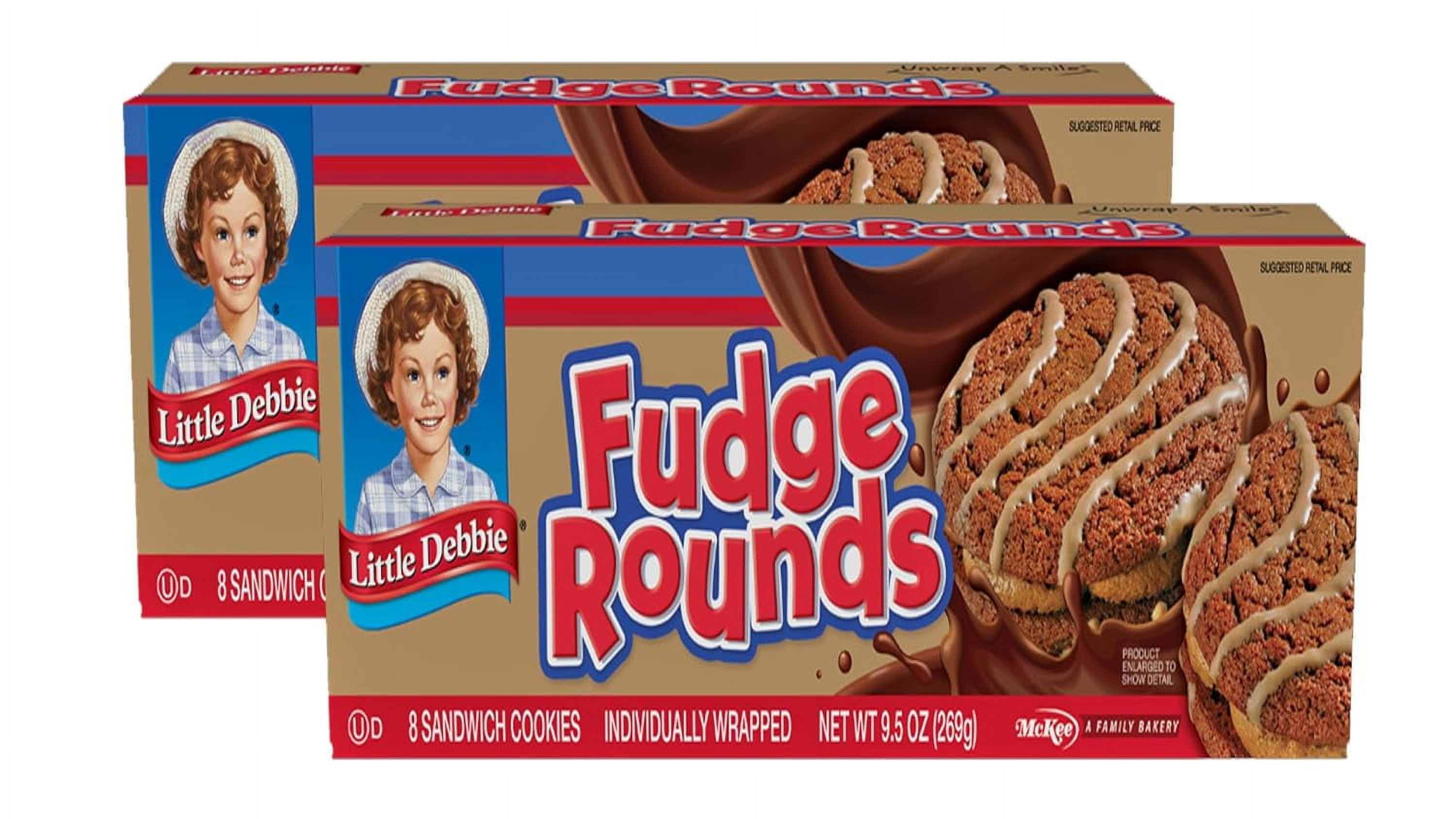 Little Debbie (Fudge Rounds, 2 Boxes) - Walmart.com