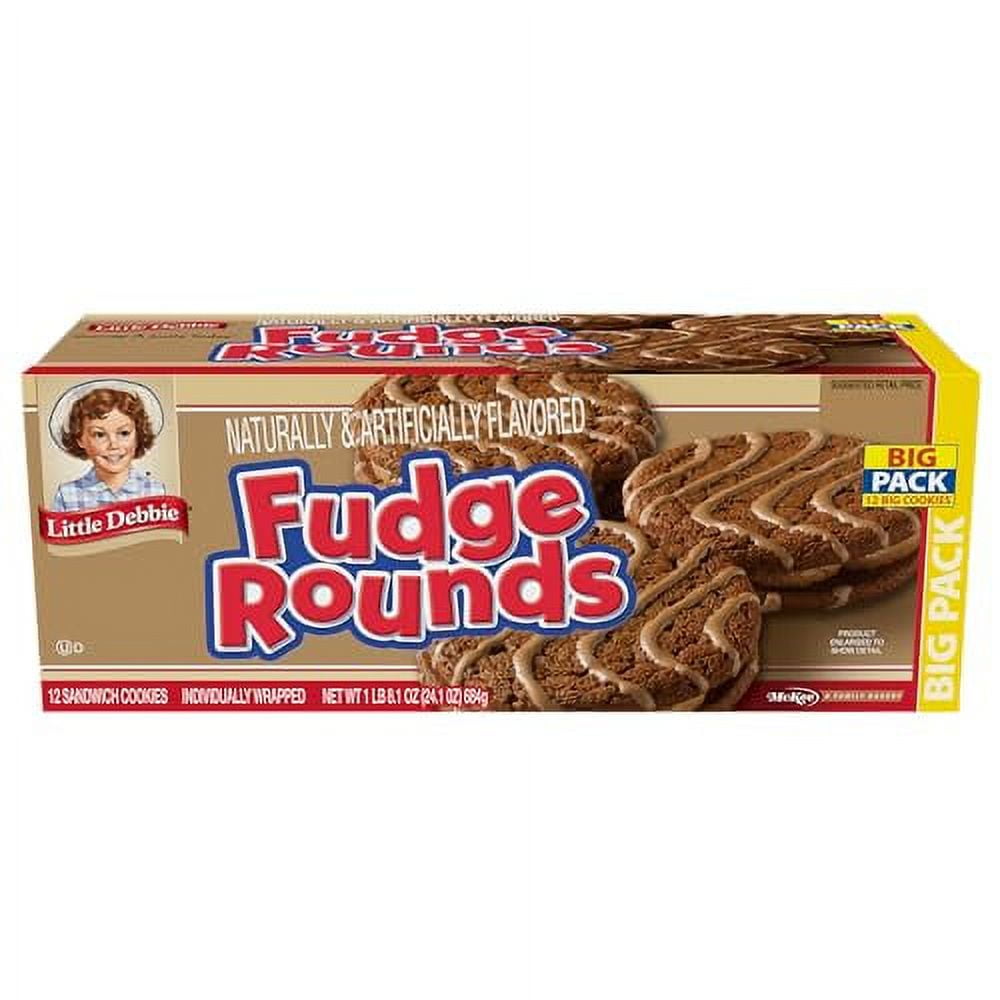 Little Debbie Fudge Rounds Big Pack, 24.1 OZ Box - Walmart.com