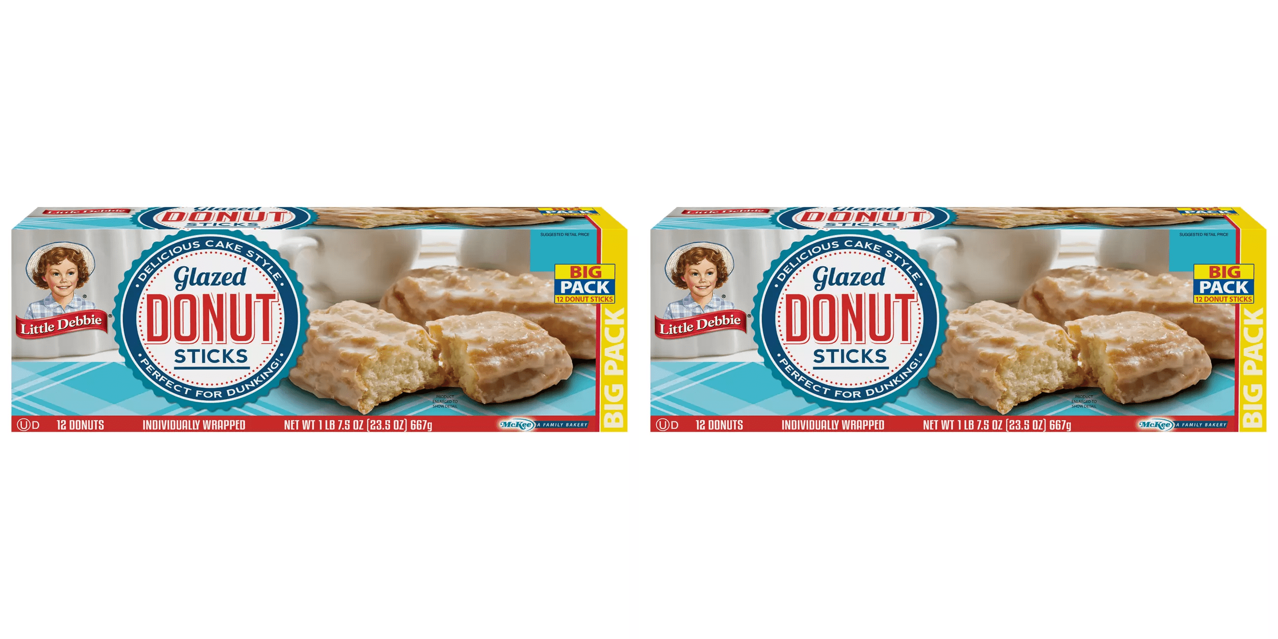 Little Debbie Glazed Donut Sticks - Big Pack, 12 ct pack of 2 - Walmart.com