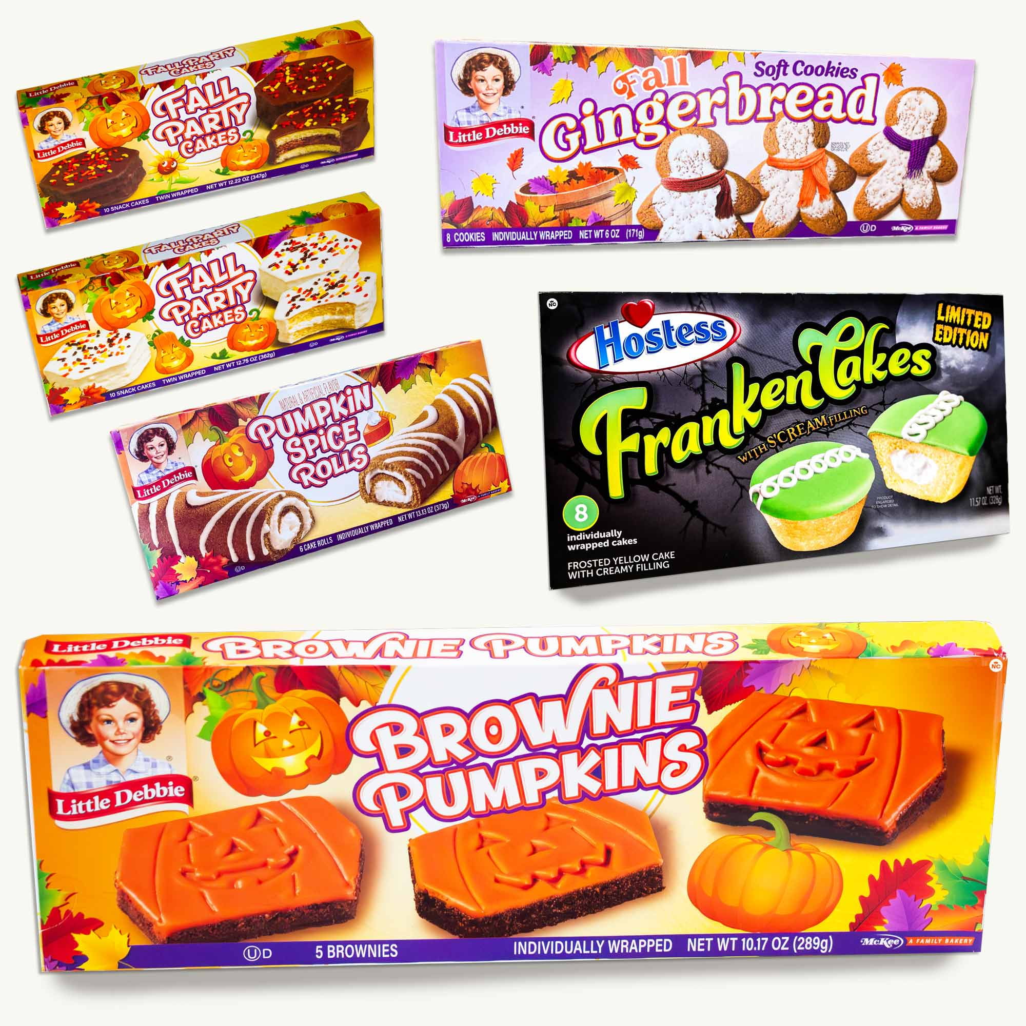 Little Debbie Halloween Snack Cake Variety Pack - Fall Party Cakes ...