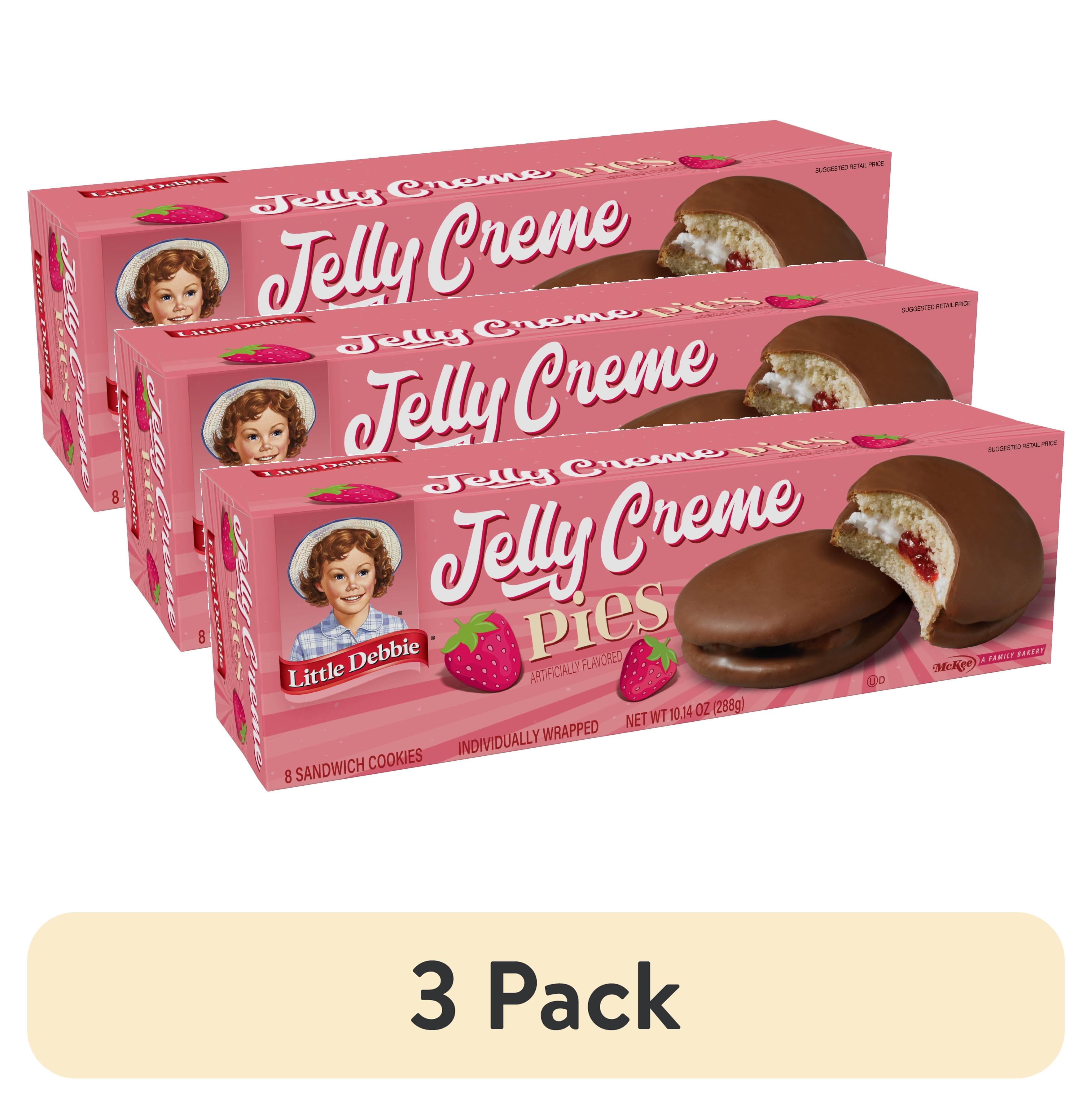 (3 pack) Little Debbie Jelly Crème Pies, 10.14 oz (8 count) - Walmart.com