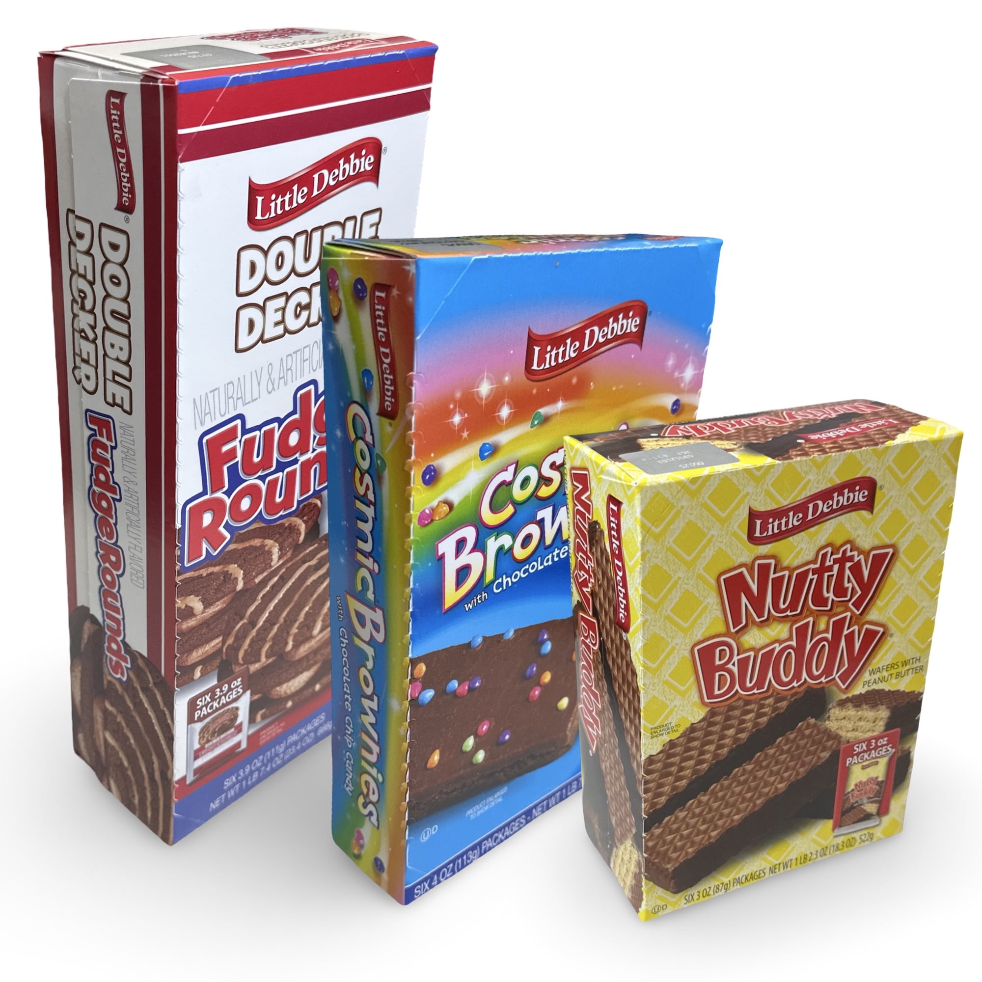 Little Debbie Mega Sized Cakes Combo Packs | Includes: Double Decker ...