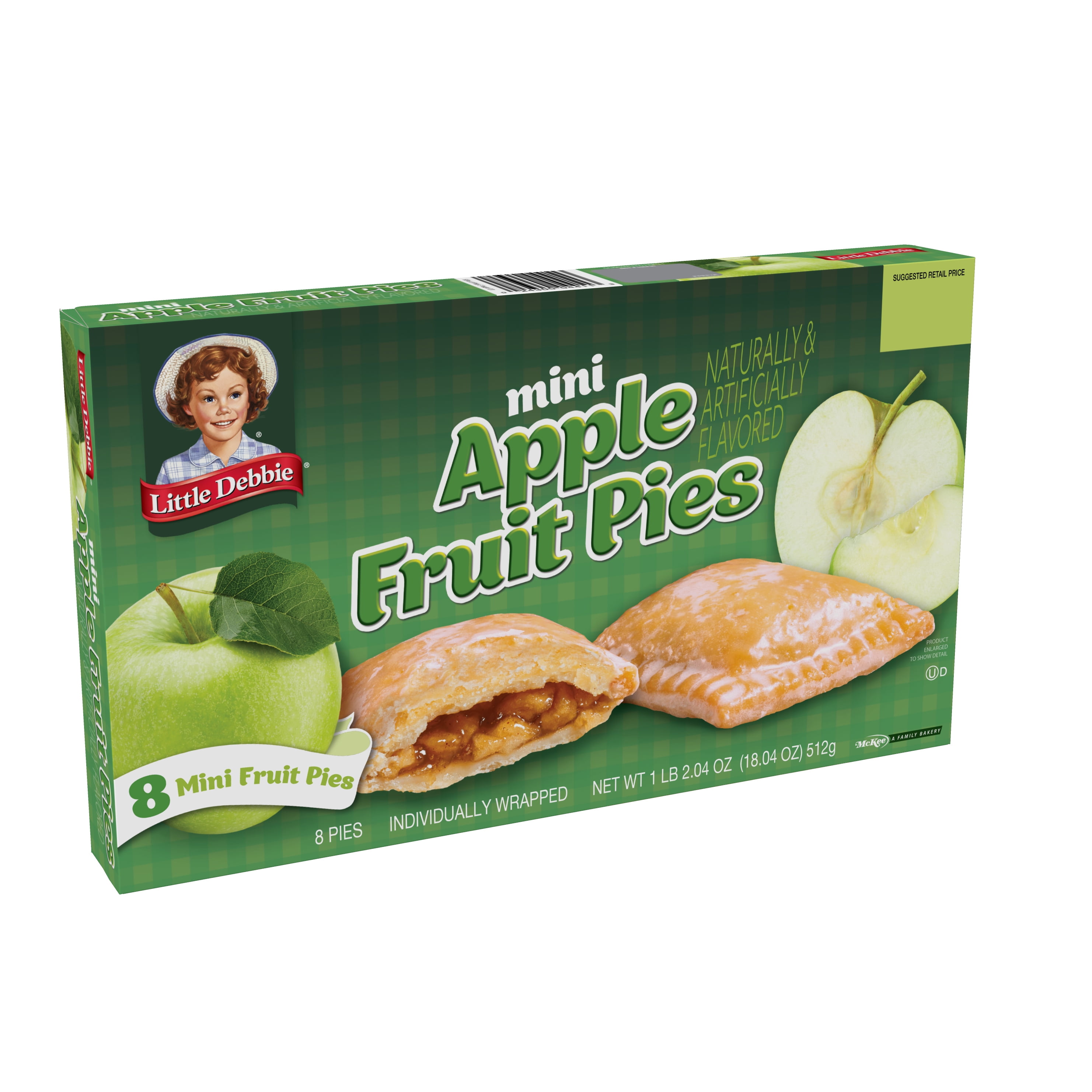 Little Debbie Individually Wrapped Apple Fruit Pies, Family Pack Bakery ...