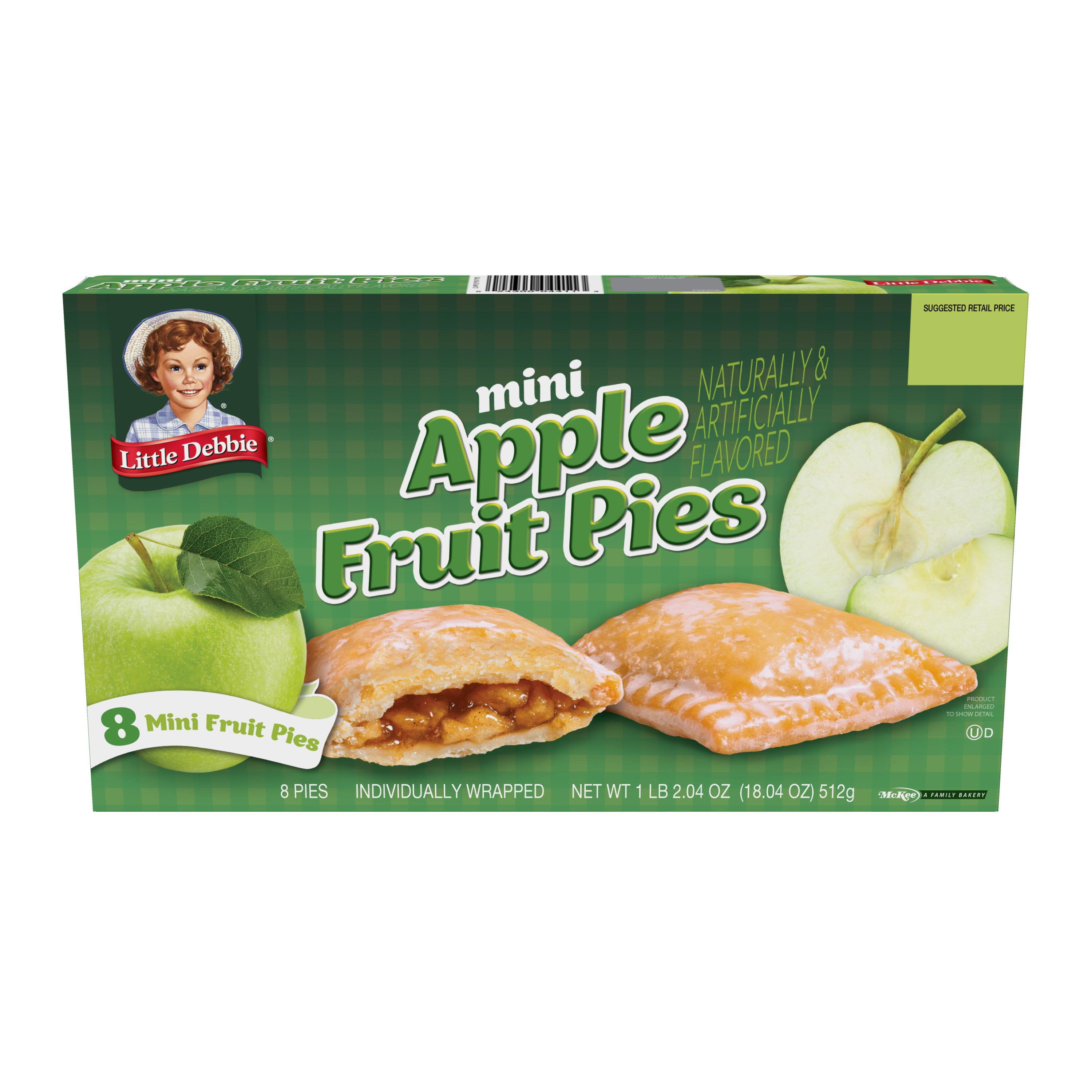 Little Debbie Mini Apple Fruit Pies - 8 ct Packaging May Vary (Pack of ...