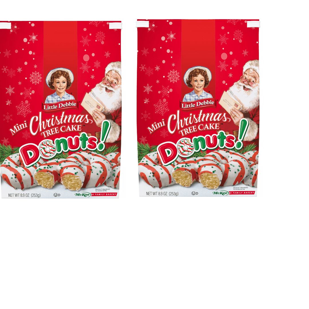 Christmas Tree Cake Doughnuts