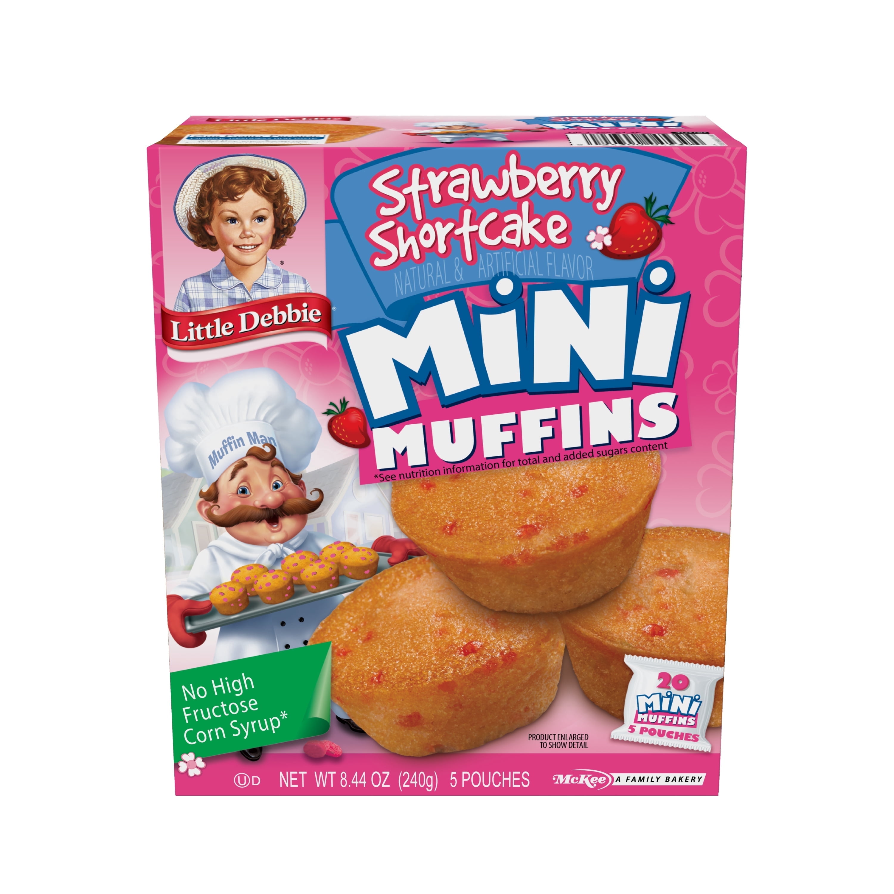 Little Debbie Mini Muffins (strawberry shortcake) pack of 2 - Walmart.com