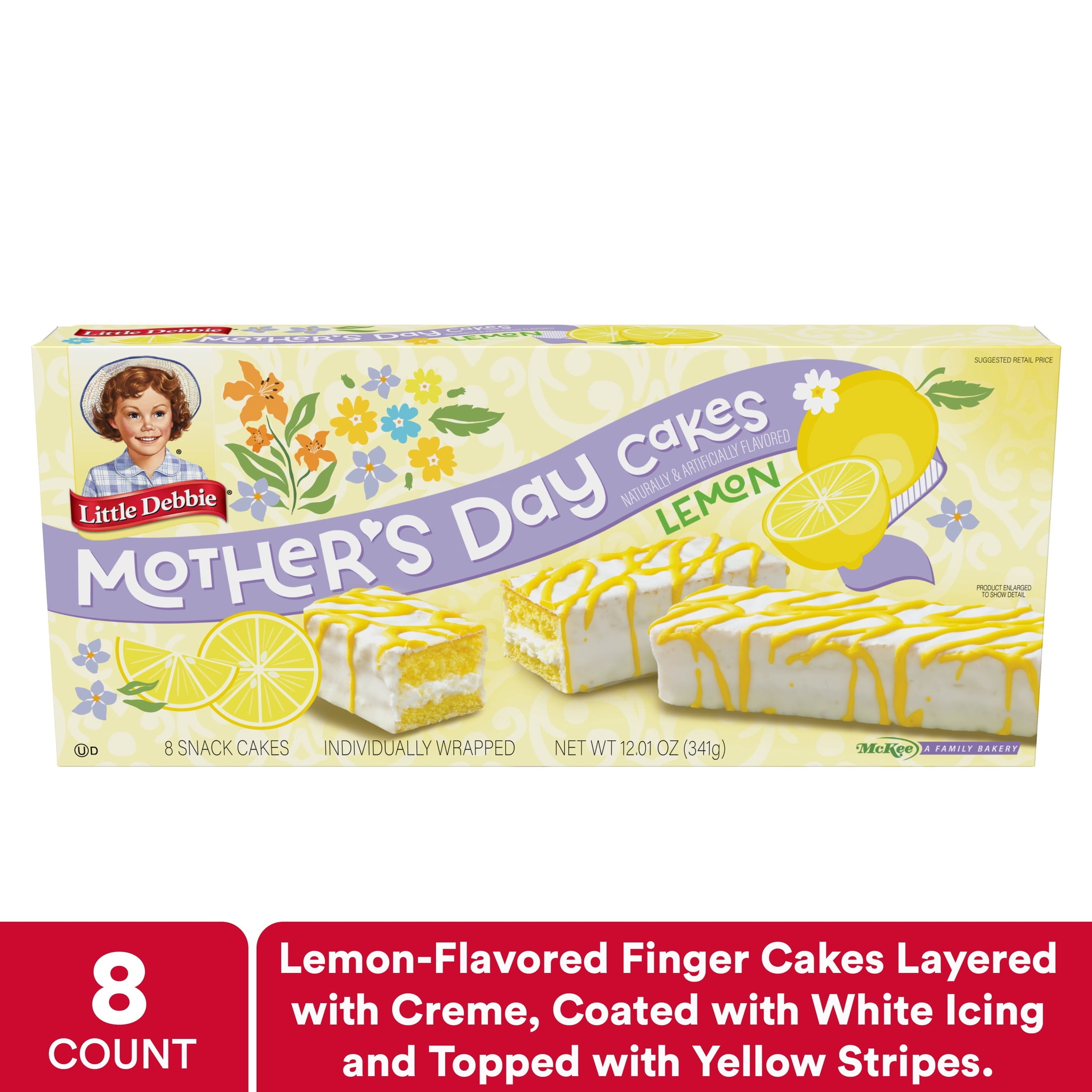 Little Debbie Lemon Flavored Mother's Day Snack Cakes - Walmart.com