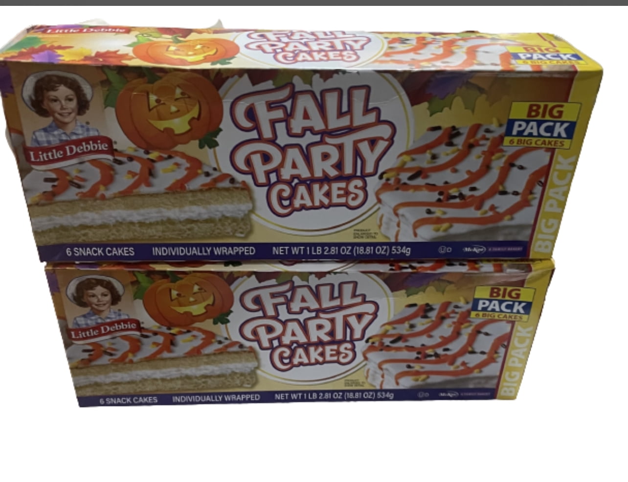 Little Debbie 2023 Fall Party Cakes Big Pack - Delicious, Fresh ...