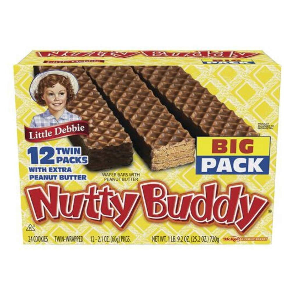 Little Debbie Nutty Bar Big Pack 4 Pack - Walmart.com