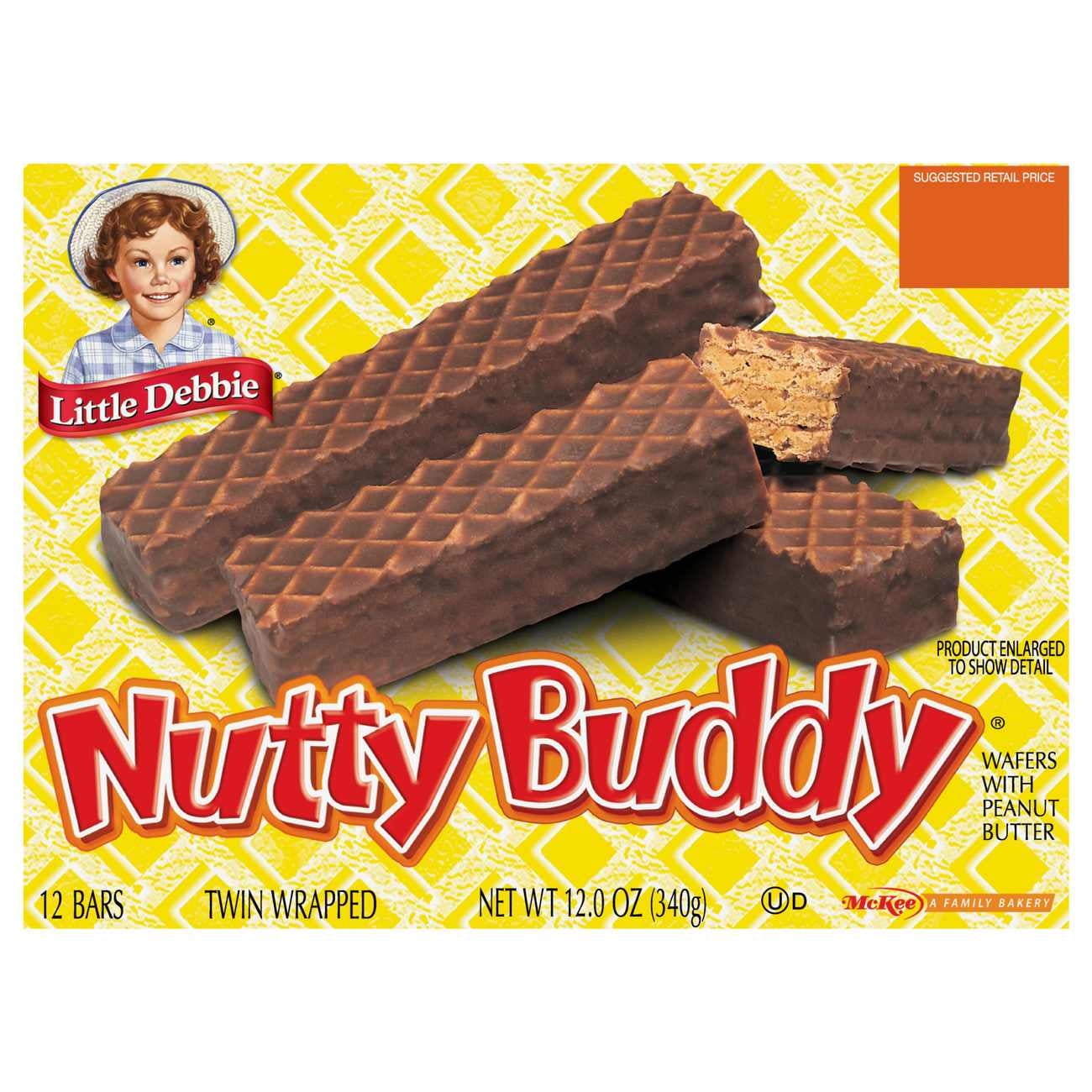 Little Debbie Nutty Buddy Bars 12 ct - Walmart.com