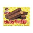 Little Debbie Nutty Buddy Bars, Peanut Butter and Fudge, 2.1oz, 24 Pack ...
