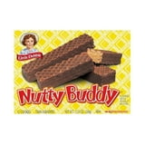 Little Debbie Nutty Buddy Bars, Peanut Butter and Fudge, 2.1oz, 24 Pack ...