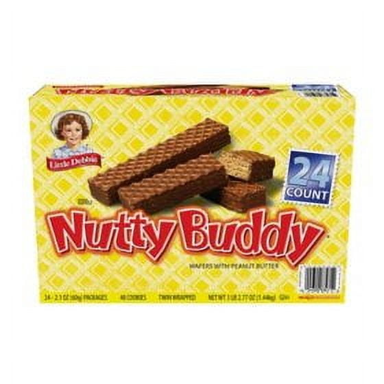 Little Debbie Nutty Buddy Bars, 2.1 oz., 24 count.pack of 2 - Walmart ...