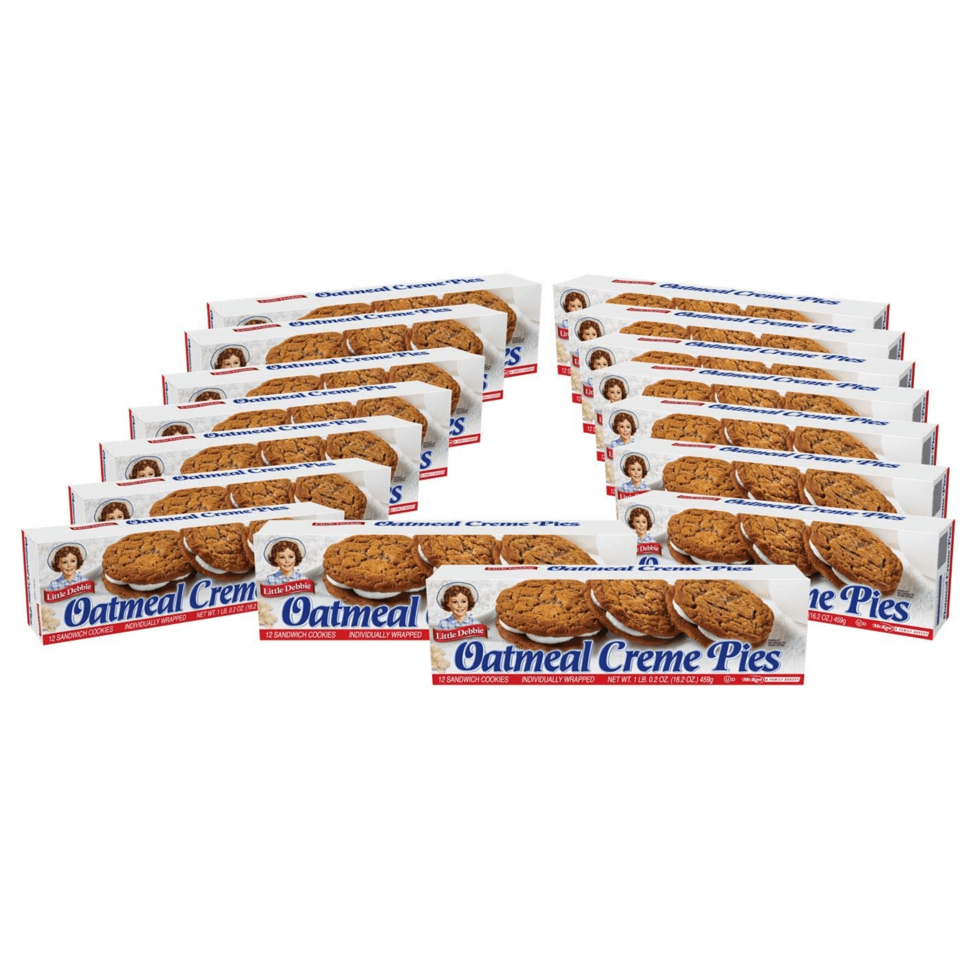 Little Debbie Snacks Oatmeal Creme Pies, 16 Boxes - Walmart.com
