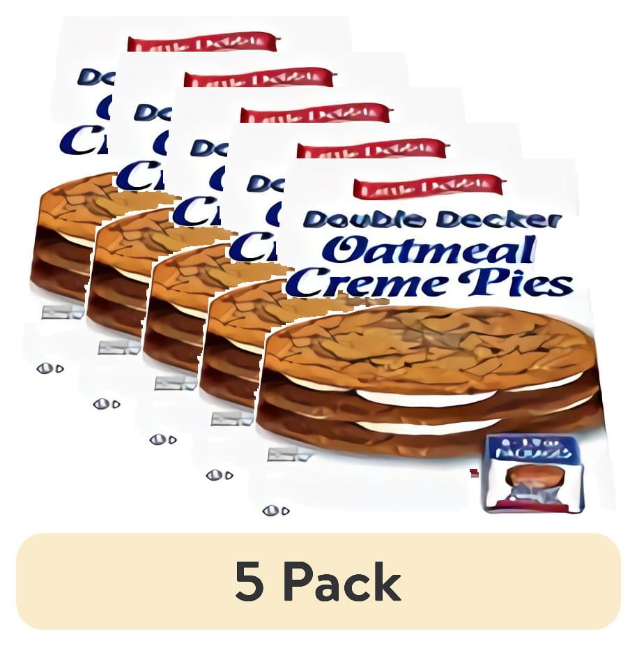 (5 pack) Little Debbie Oatmeal Double Decker Rounds, Individually ...