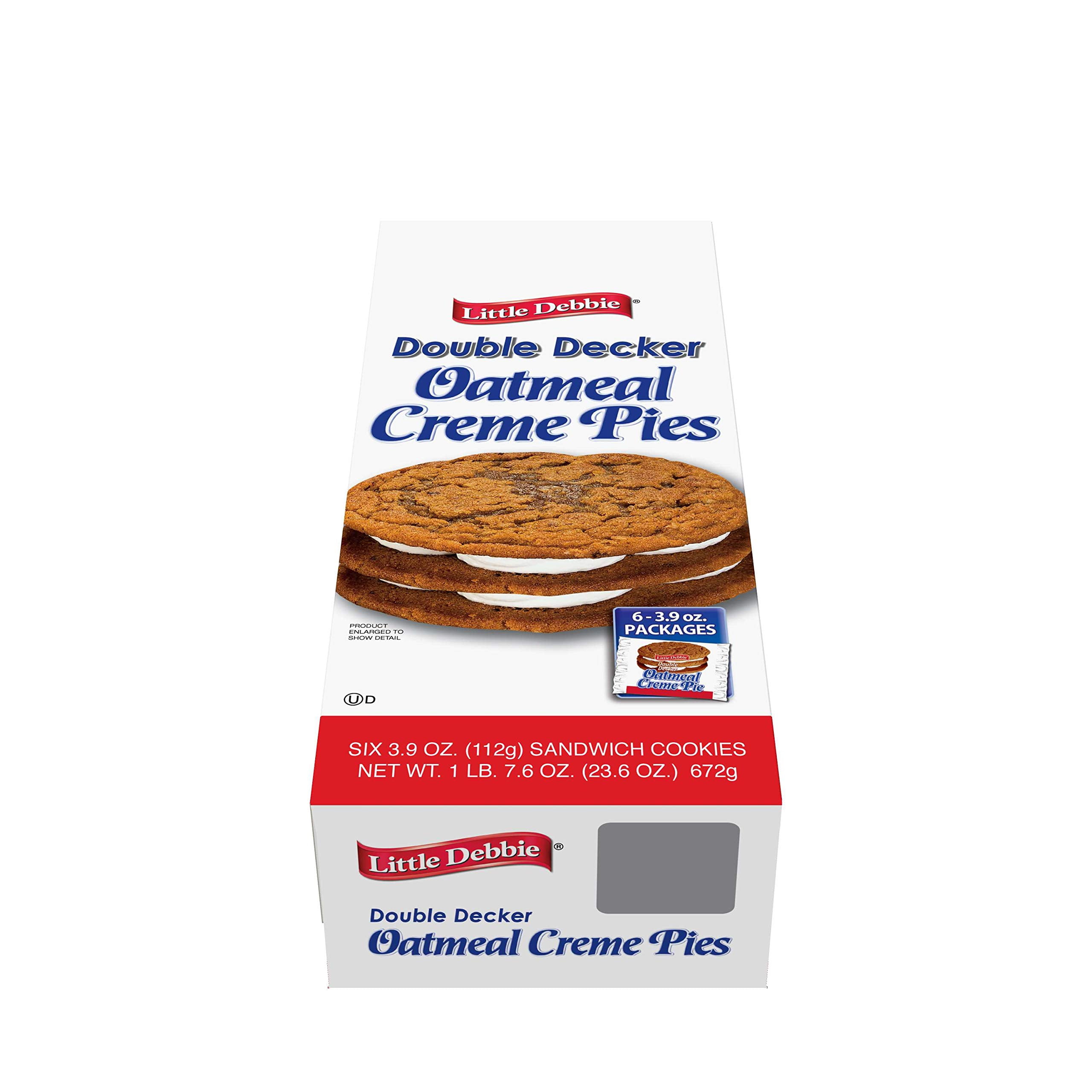Little Debbie Oatmeal Double TSF6 Decker Rounds, Individually Wrapped ...