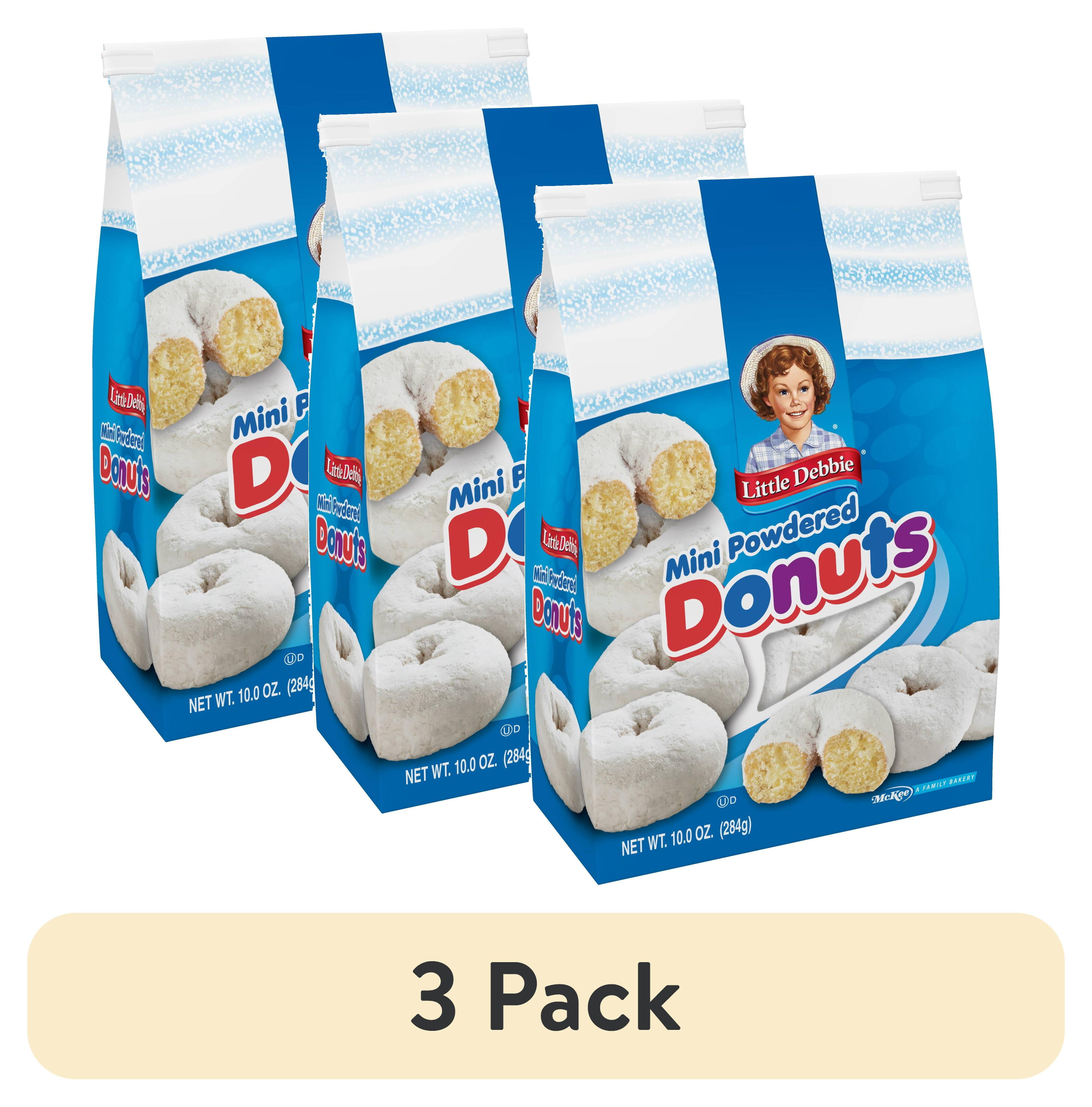 (3 pack) Little Debbie Powdered Mini Donuts, 10 oz - Walmart.com