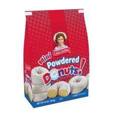 Great Value Donut Variety, Frosted Chocolate & Powdered Sugar, 22 oz ...