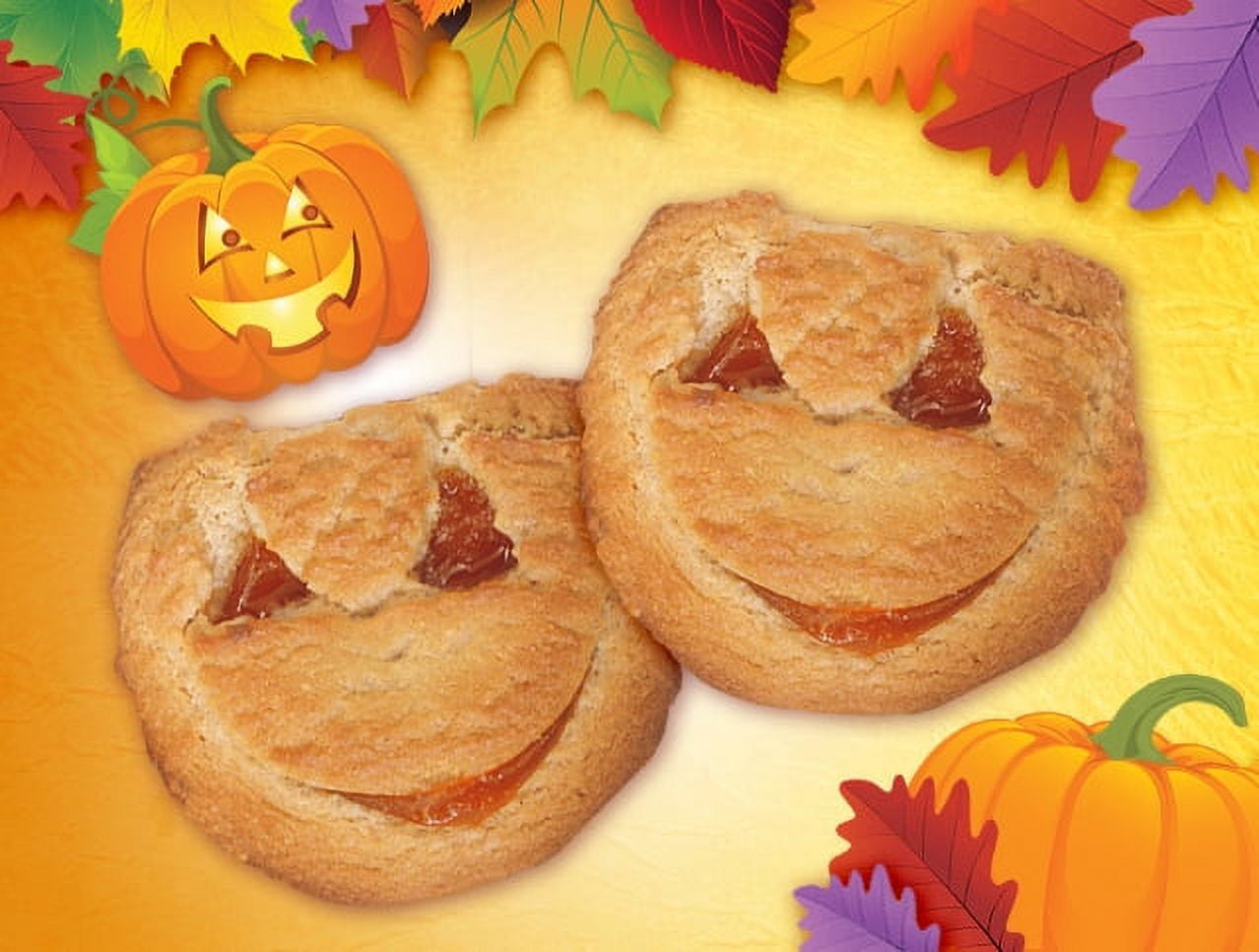 Little Debbie Seasonal Pumpkin Delights, Soft Baked Cookies with Spiced ...