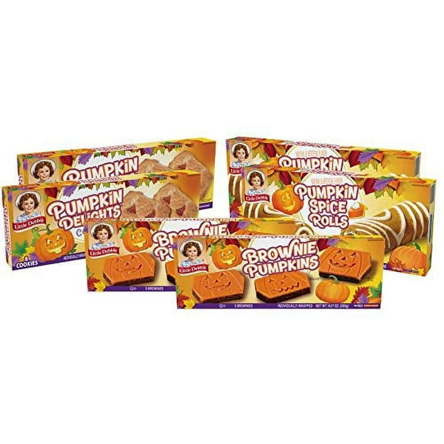 Little Debbie Pumpkin Patch Variety Pack, Pumpkin Spice, 6 Count ...