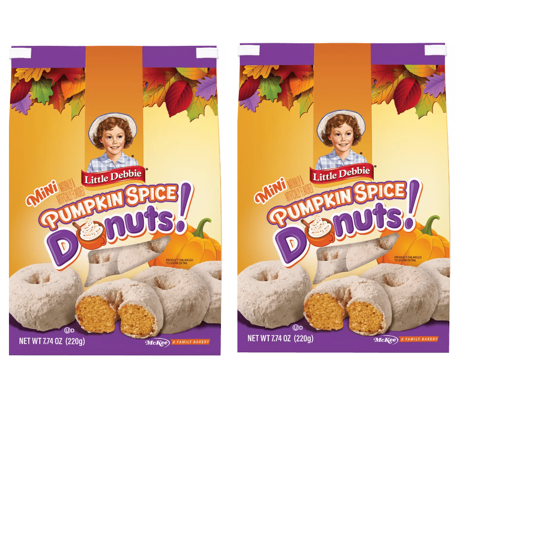 Little Debbie Pumpkin Spice Mini Donuts pack of 2 - Walmart Business ...